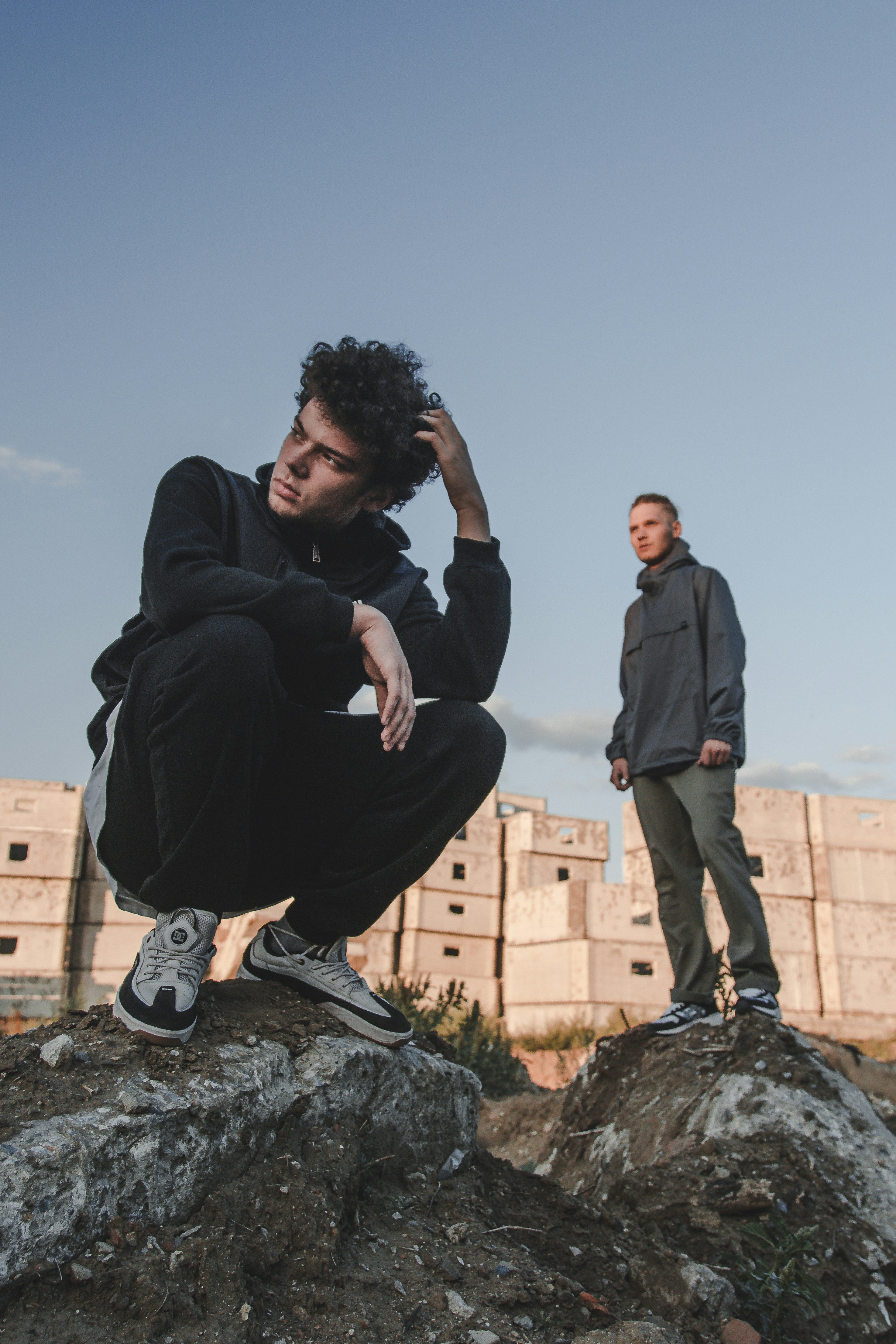 Two men on rocks photo – Free Fashion Image on Unsplash