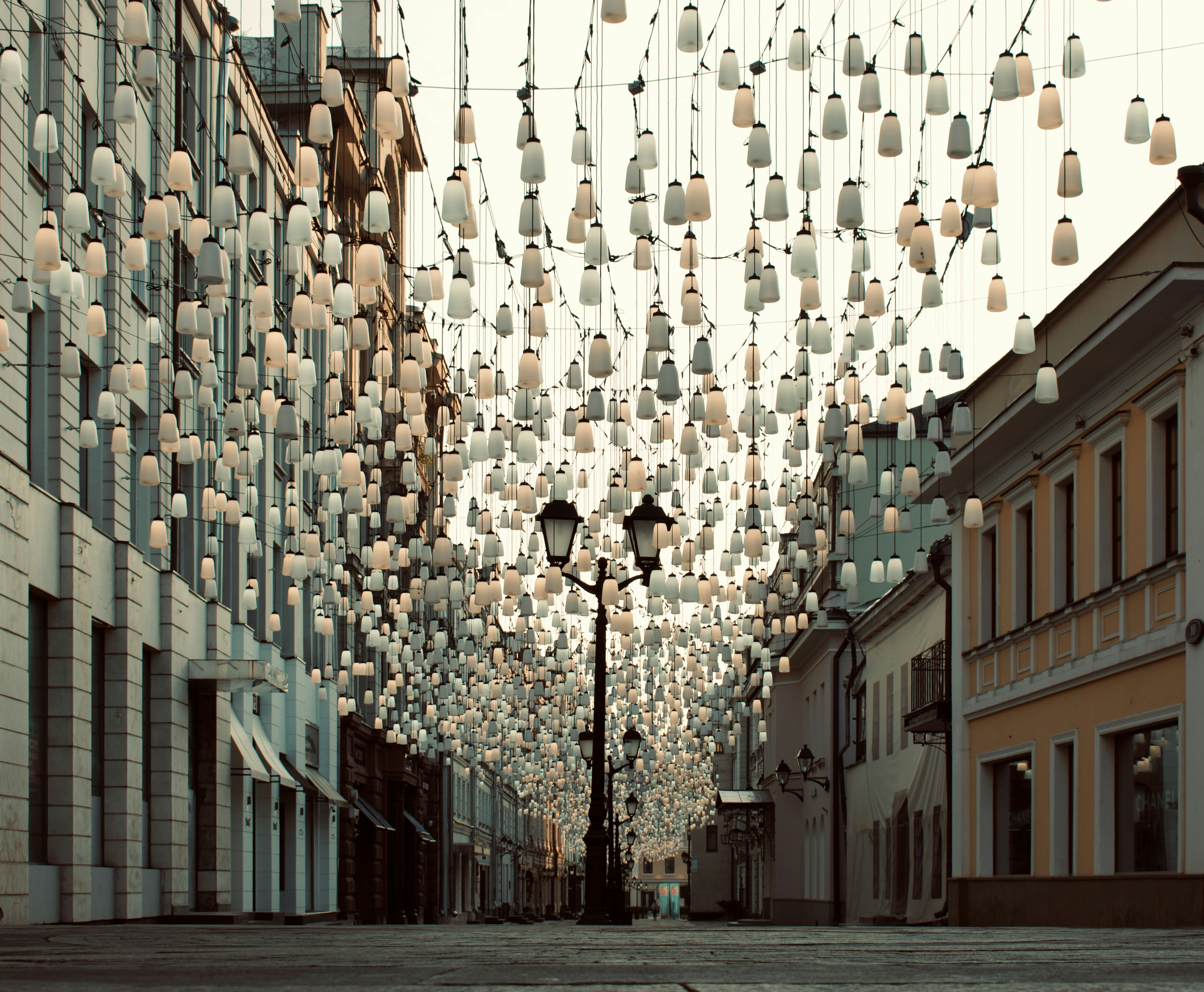 Lanterns on the street