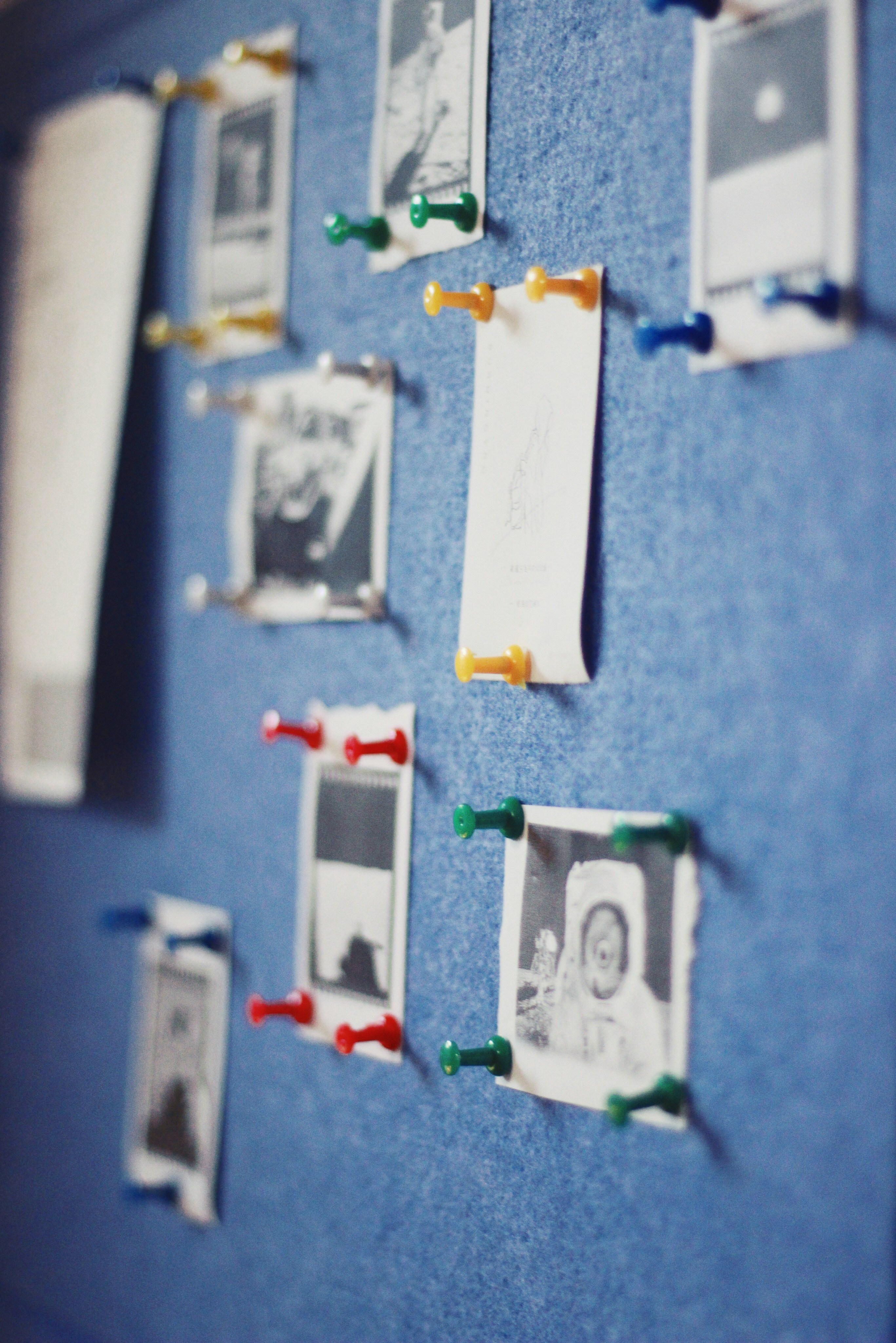 Pinned Moments: A Vertical Gallery of Printed Memories