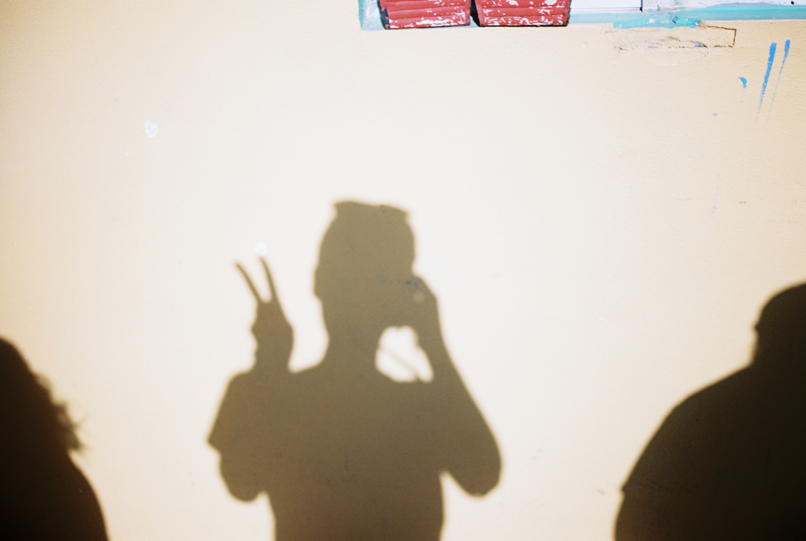 Silhouette of person making peace hand sign photo – Free Analog ...
