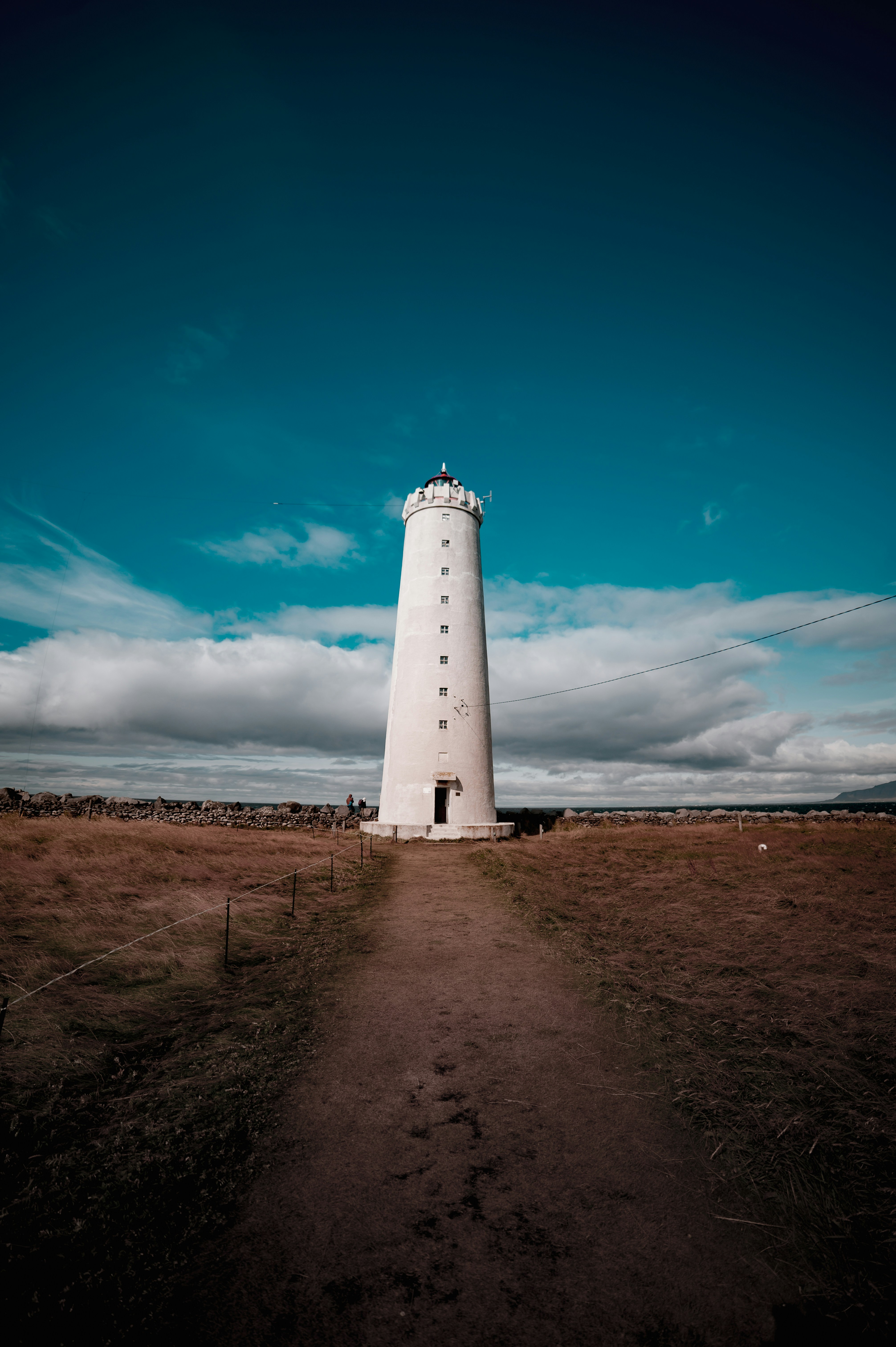 Architectural photography of white lighthouse photo – Free Iceland ...