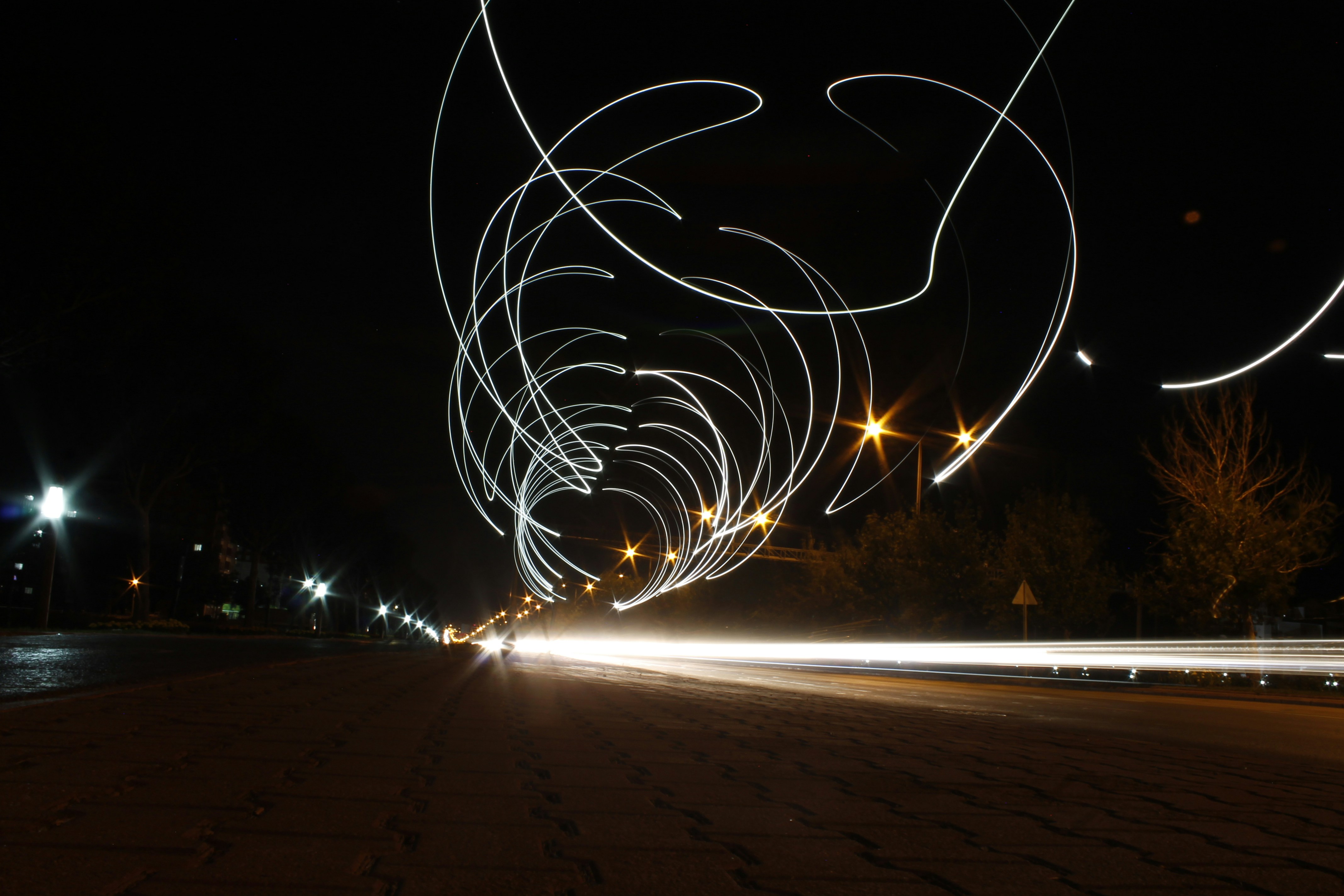 Time lapse photography of street during nighttime photo – Free Manzara ...