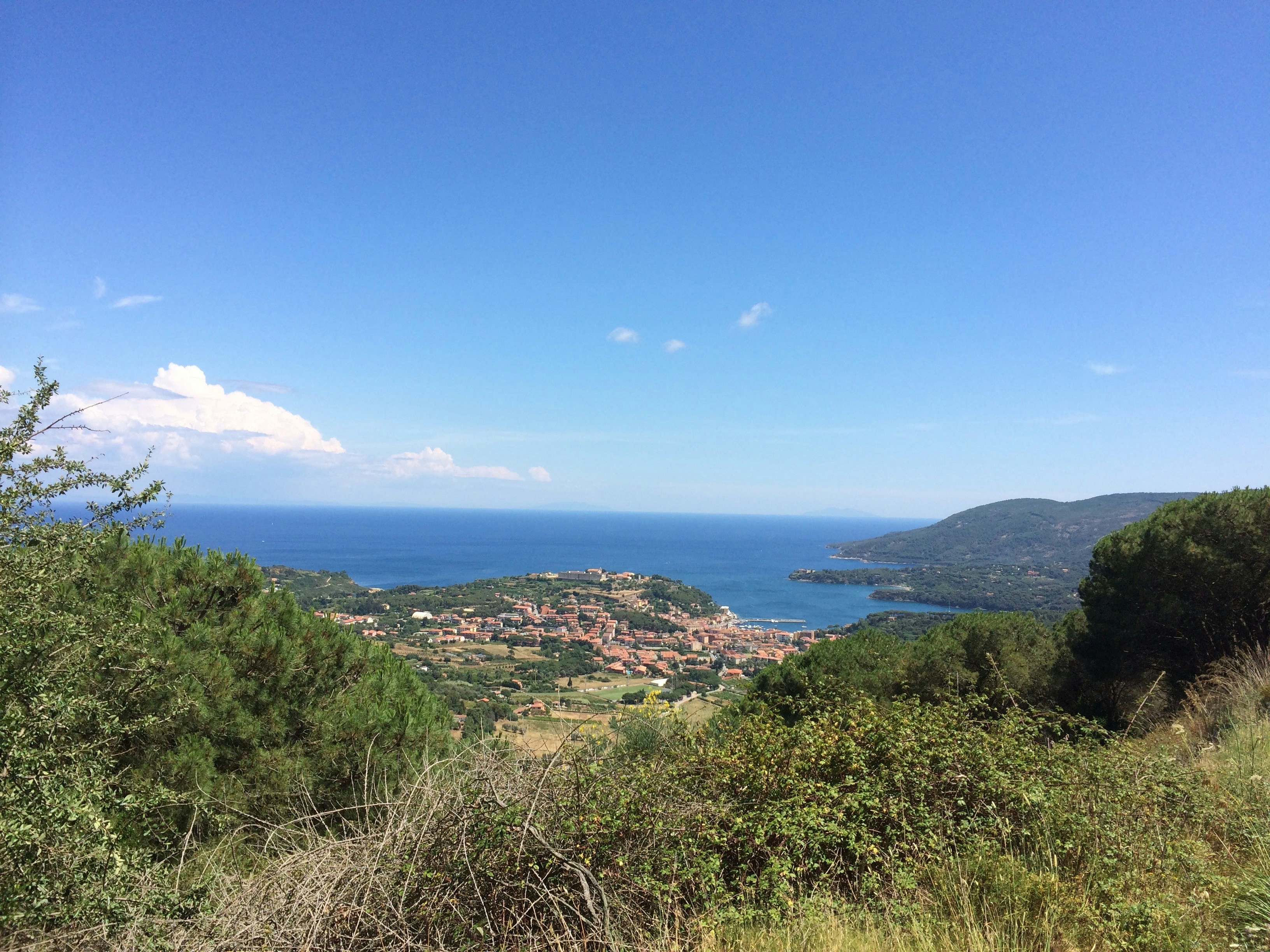 Serene Coastal Vista Overlooking a Quaint TownWeSetupYourWebViewApp