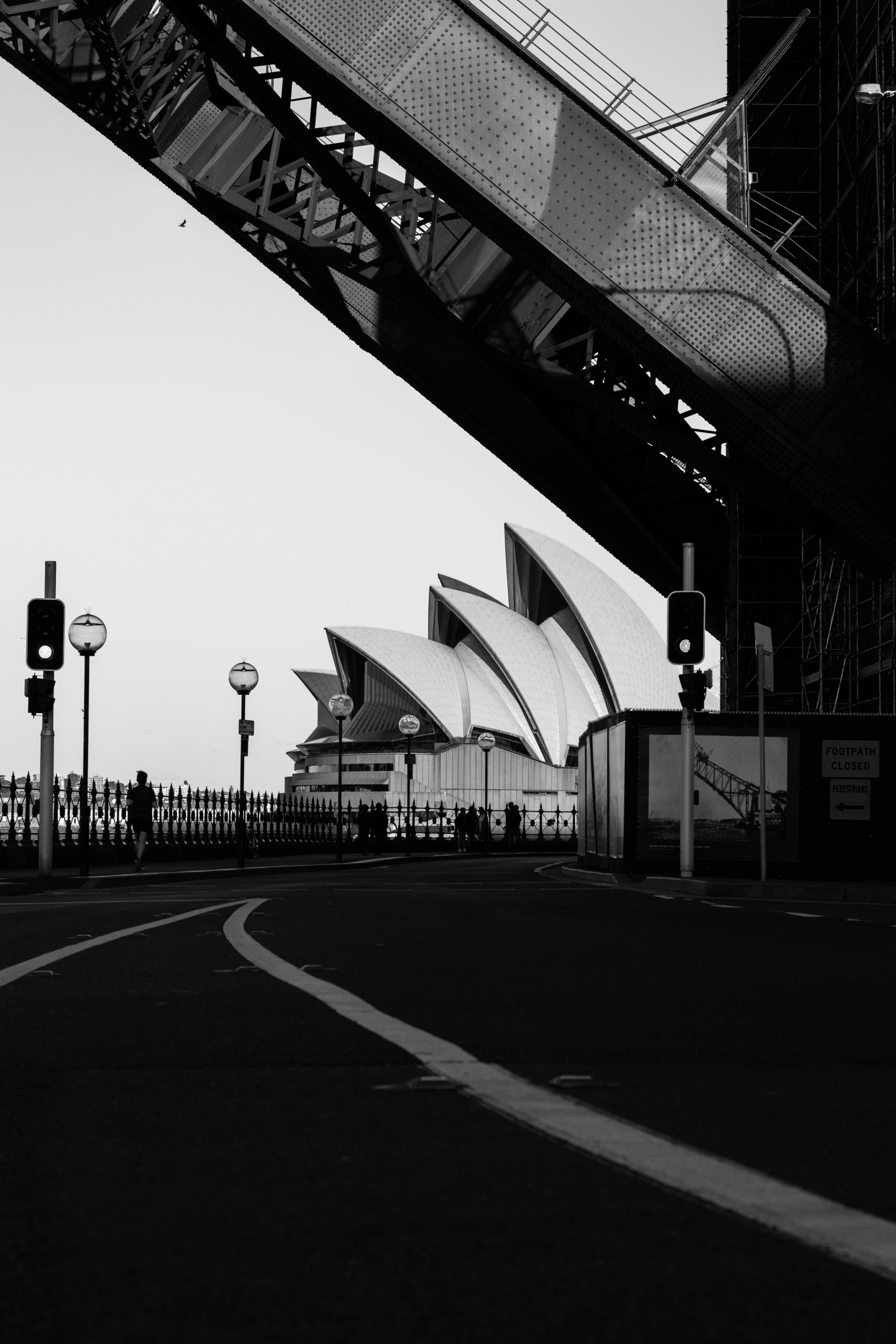 Graustufenfoto von Sydney Australia Opera House Foto – Kostenloses Bild ...