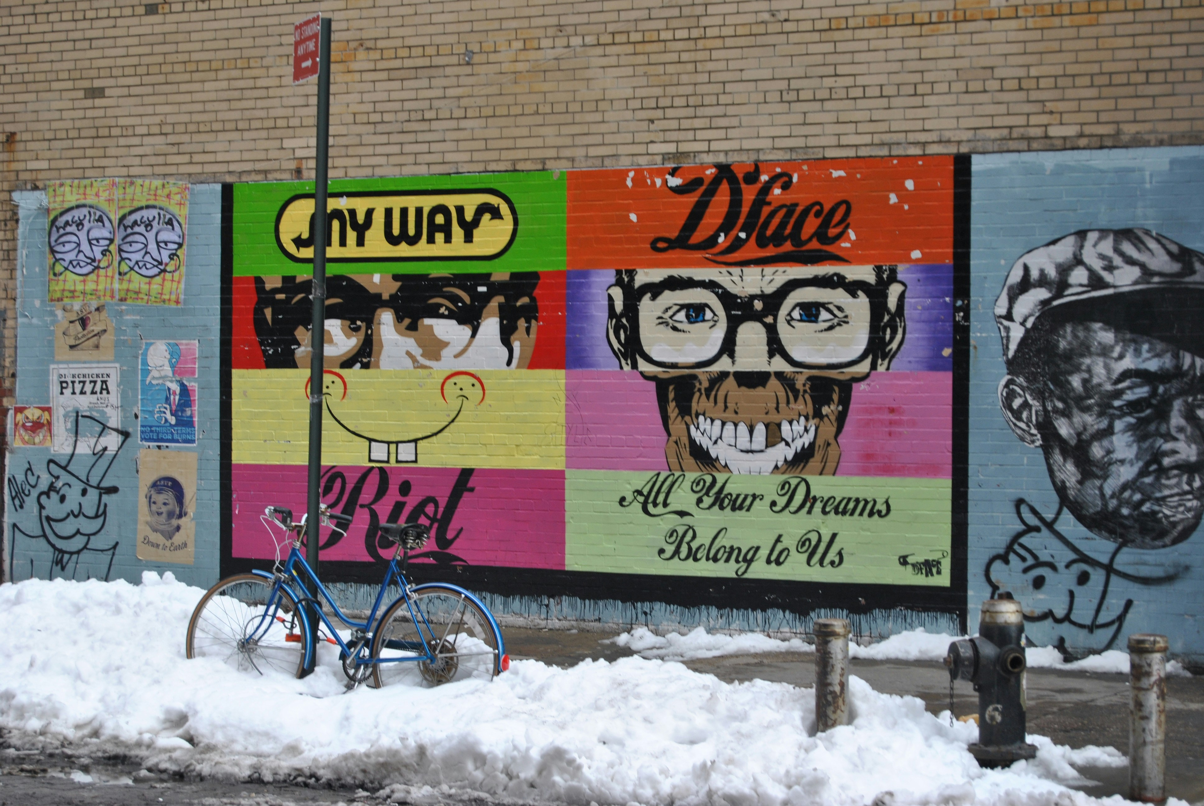 Colorful Faces on Cold Walls: A Subway of Dreams