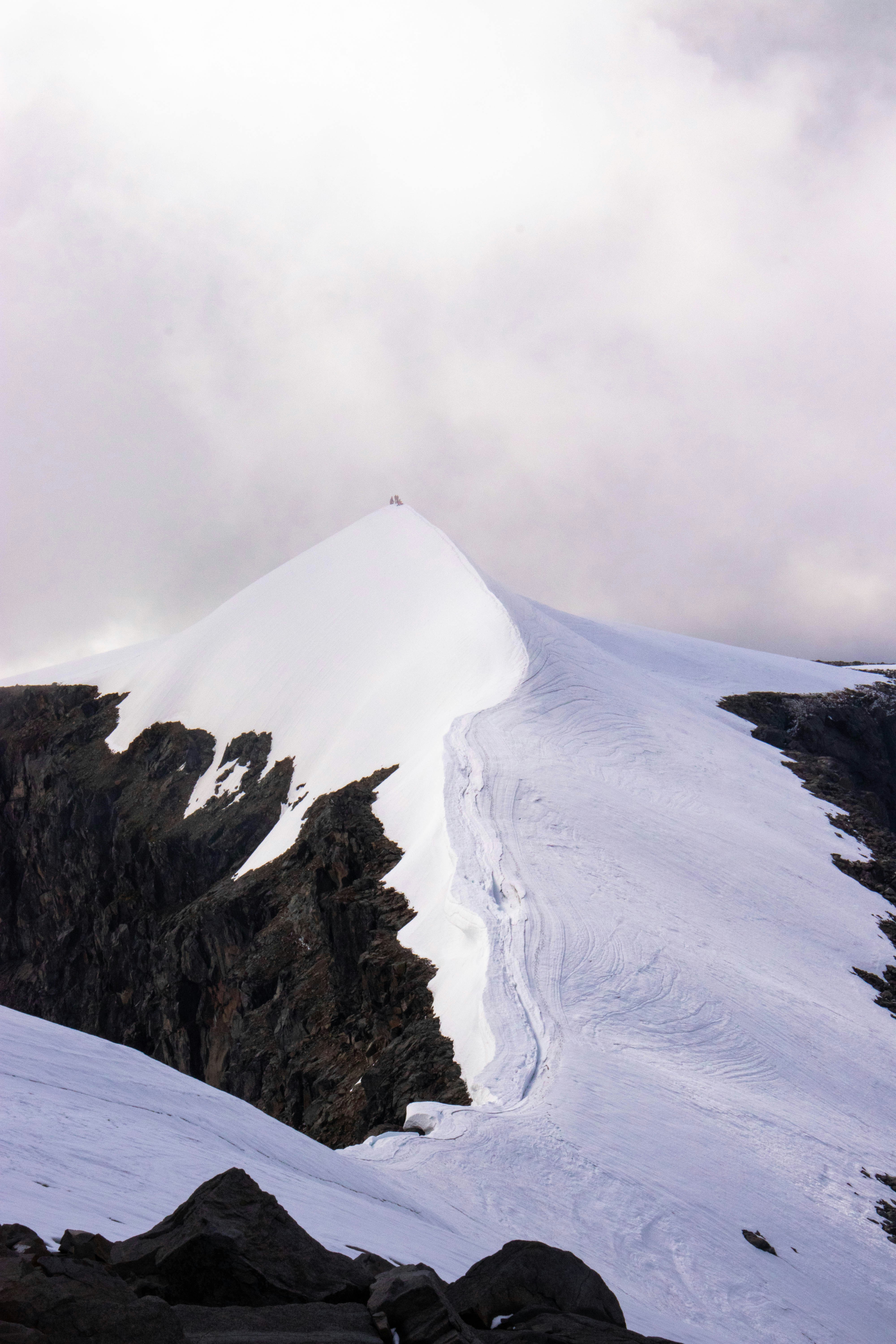 Ice-capped mountain photo – Free Blue Image on Unsplash