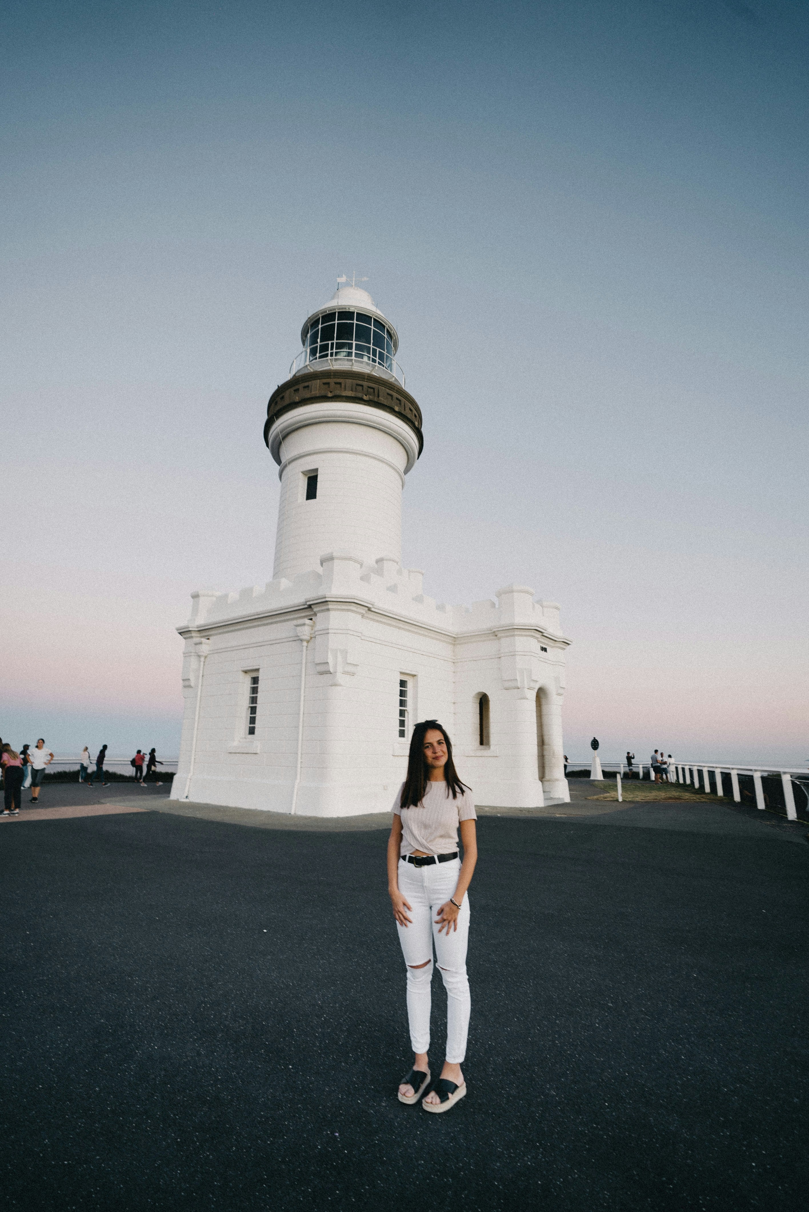 Lighthouse Quiet: A Portrait Beneath the Beacon