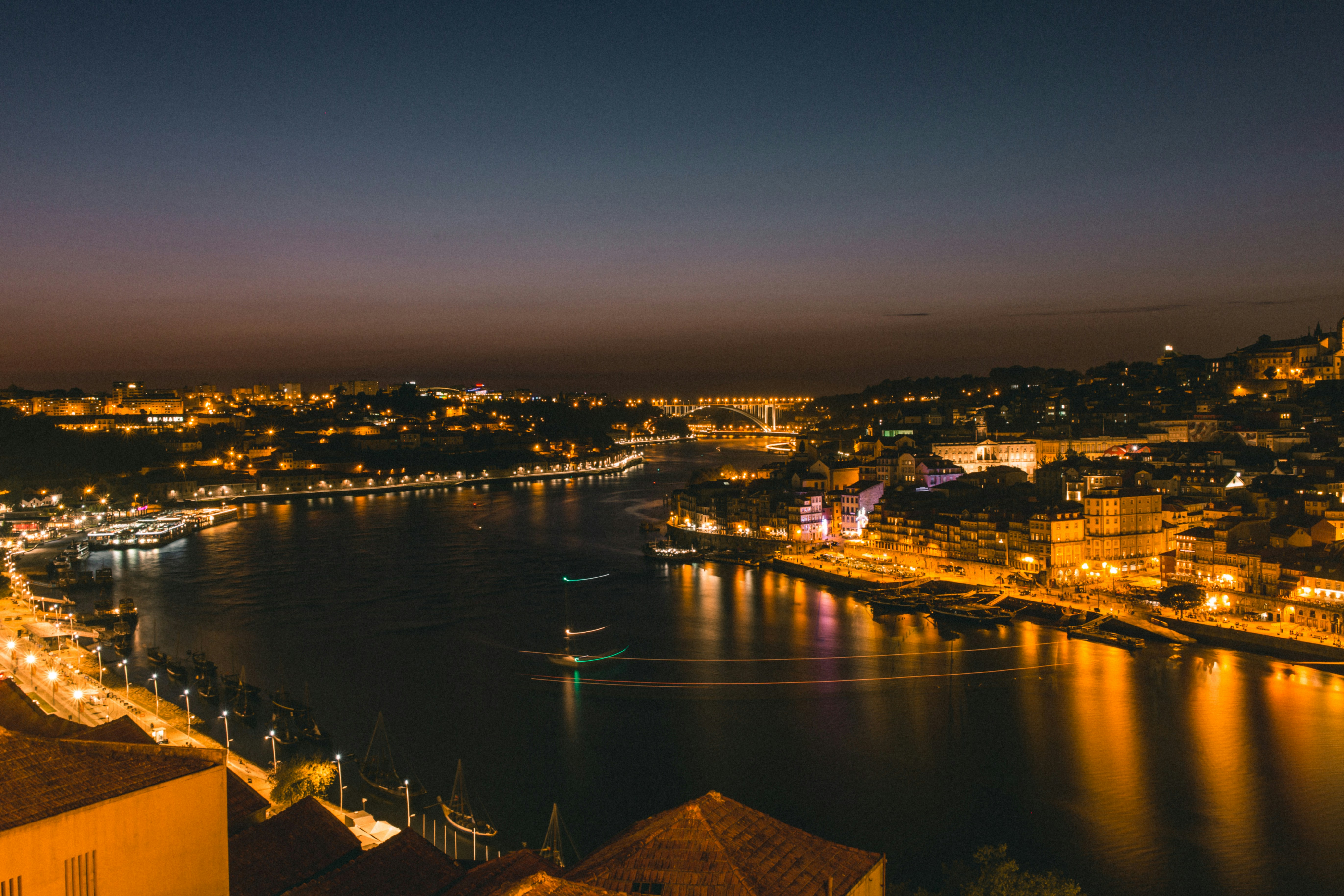 Aerial photo of lighted city buildings during nighttime photo – Free ...
