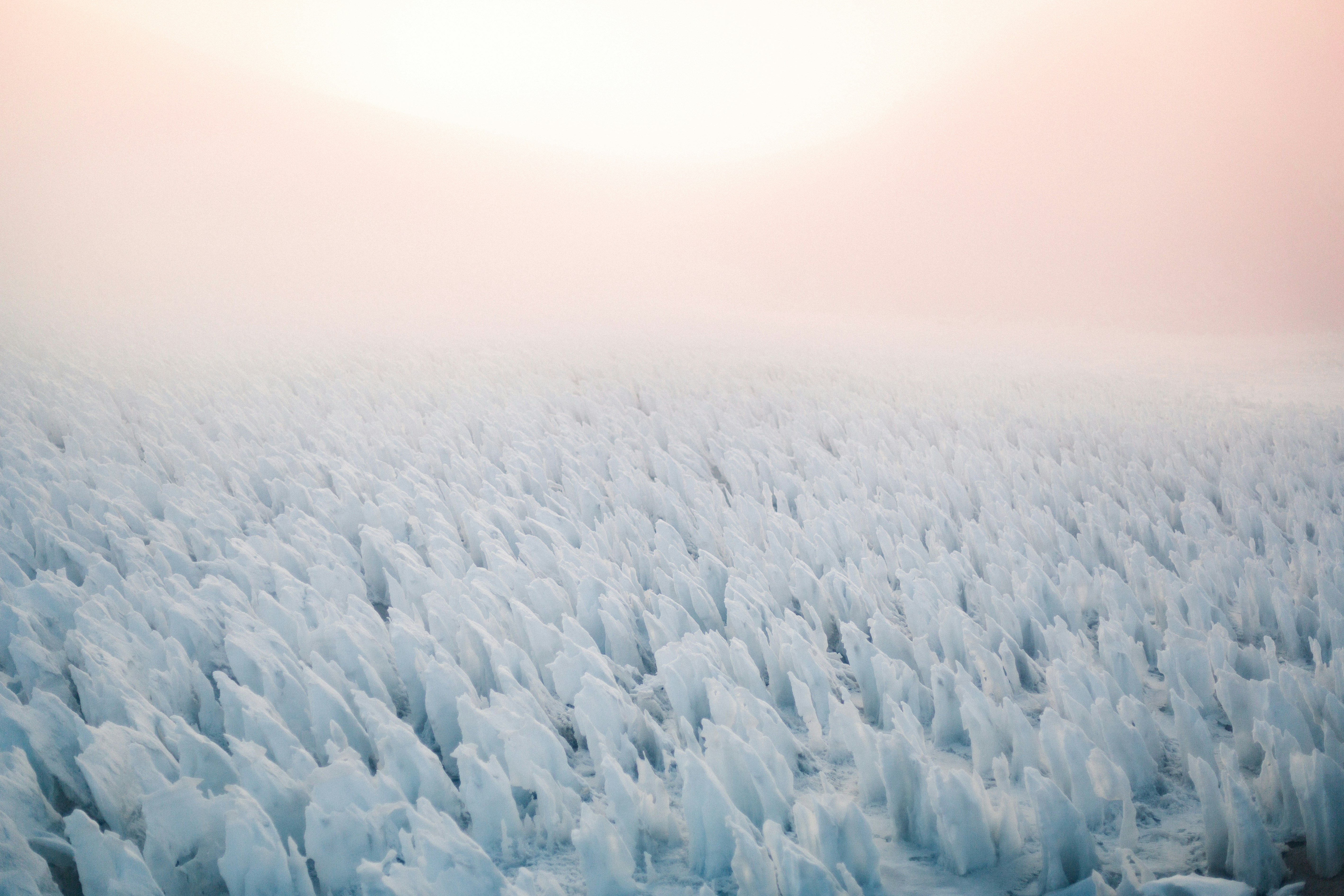 Dawn Over a Sea of Ice Spires