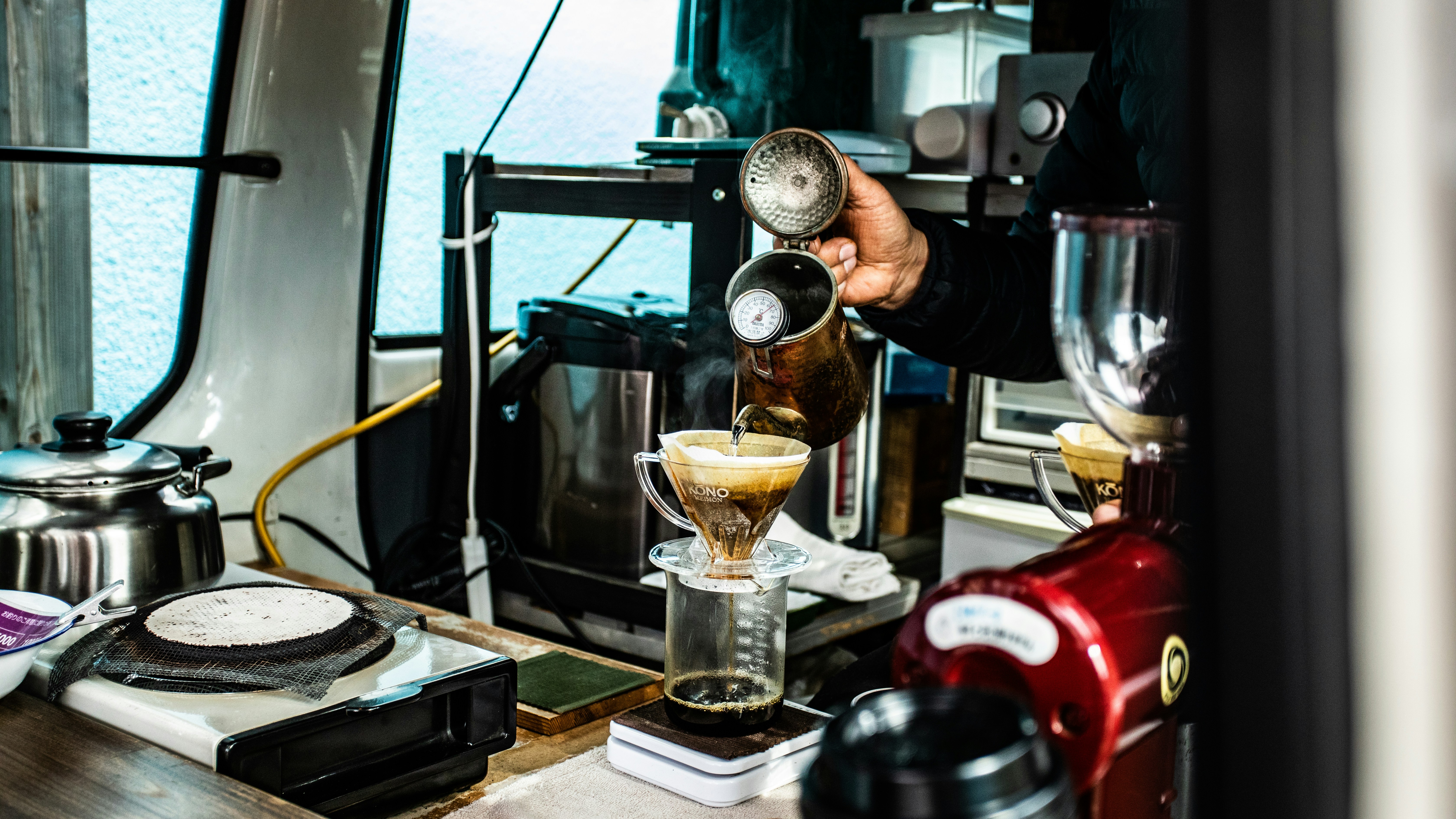 Precision Pour in a Compact Café Studio