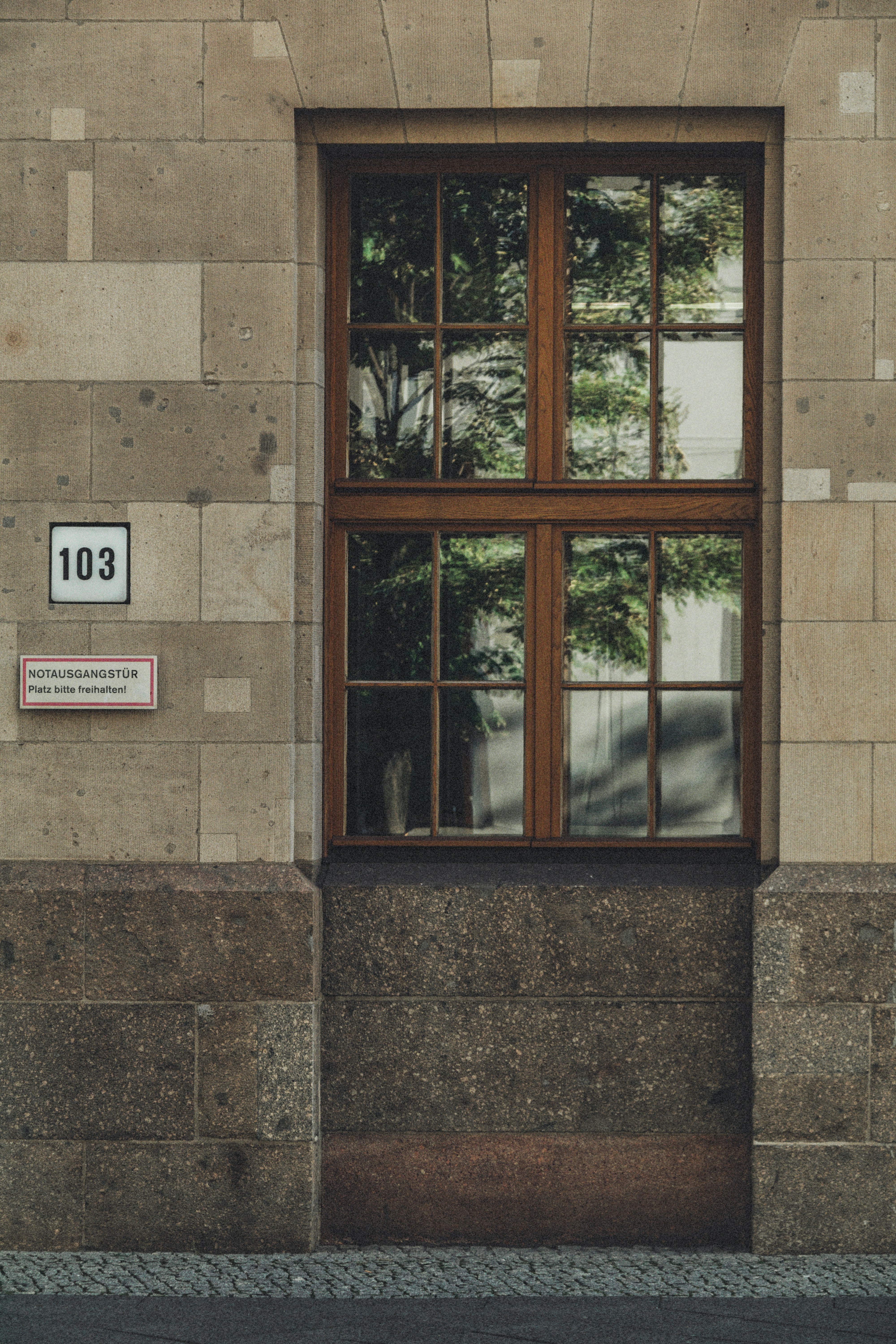 Number 103 building showing closed window photo – Free Grey Image on ...