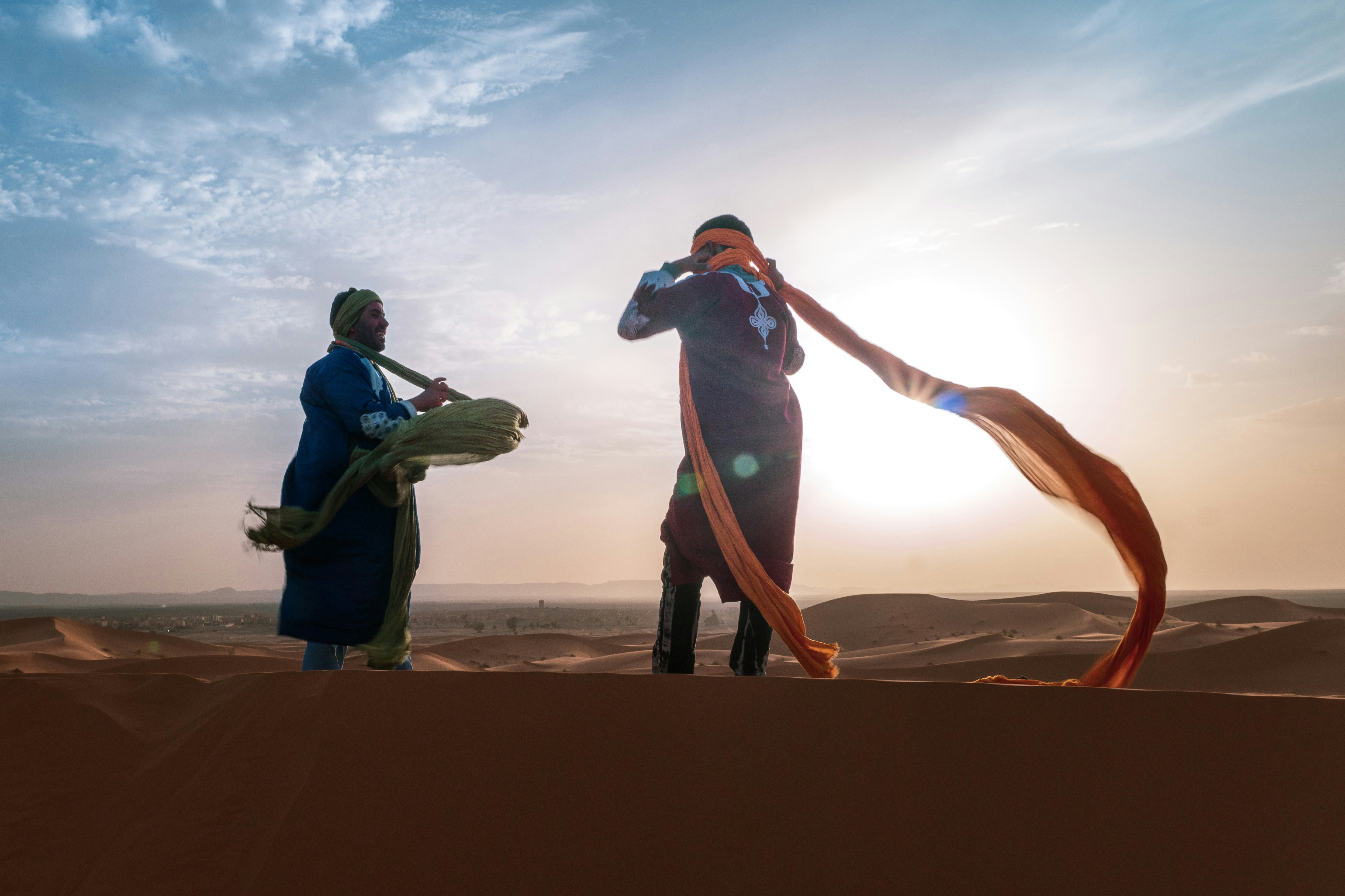 Two men on desert photo – Free Morocco Image on Unsplash