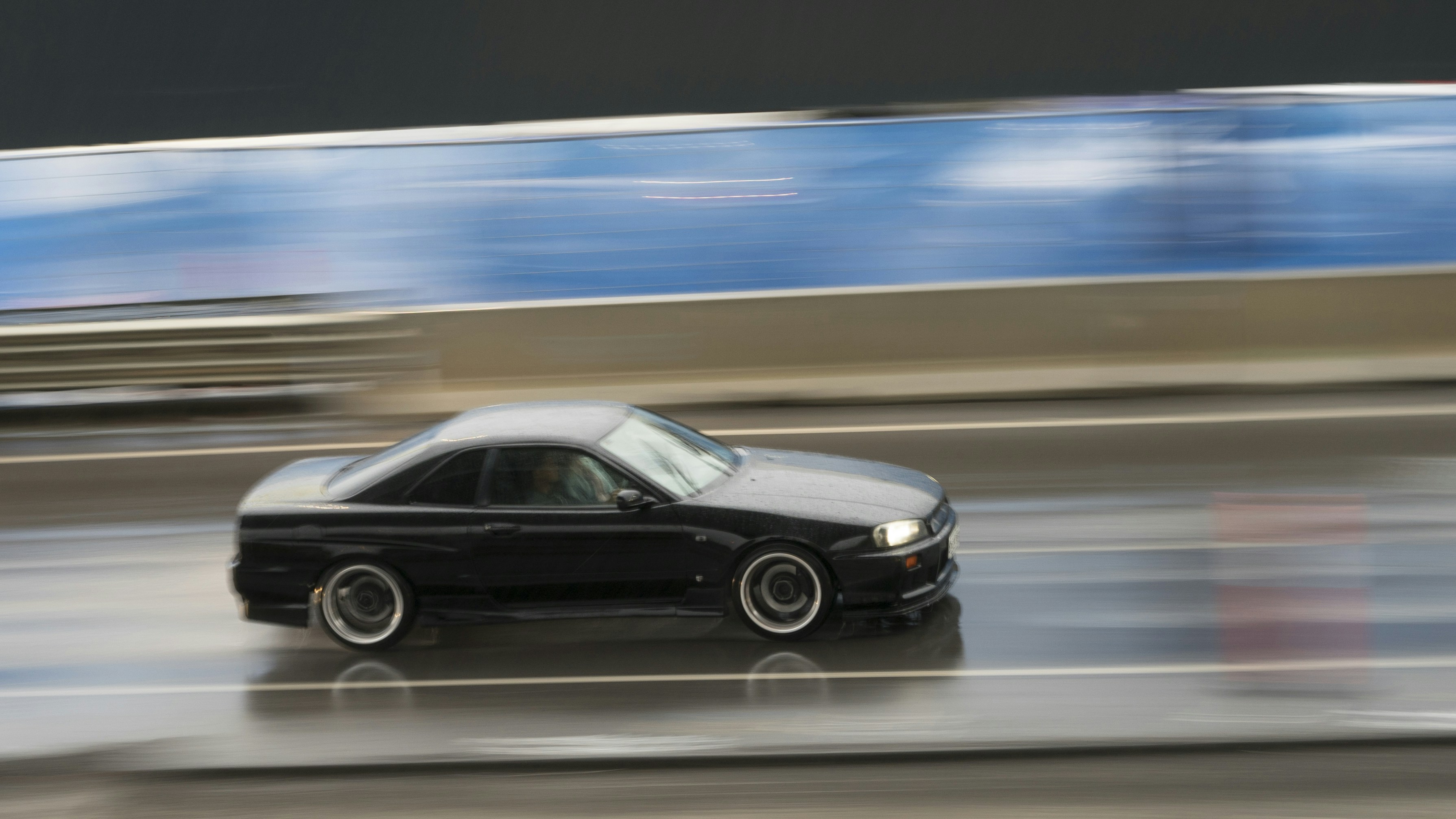 Time-lapse photography of black car on road photo – Free Car Image on ...