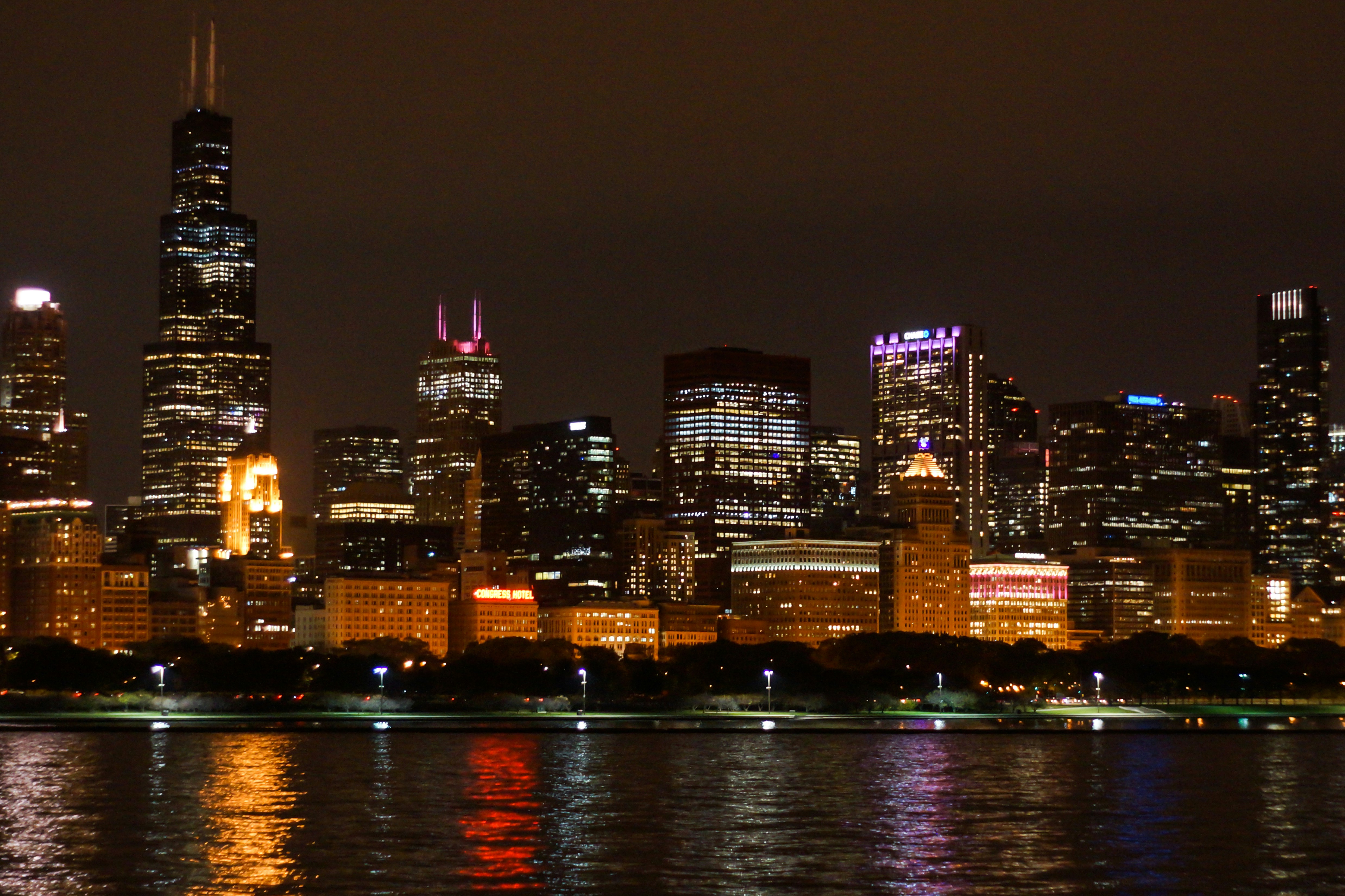 Chicago Night Skyline Pictures | Download Free Images on Unsplash