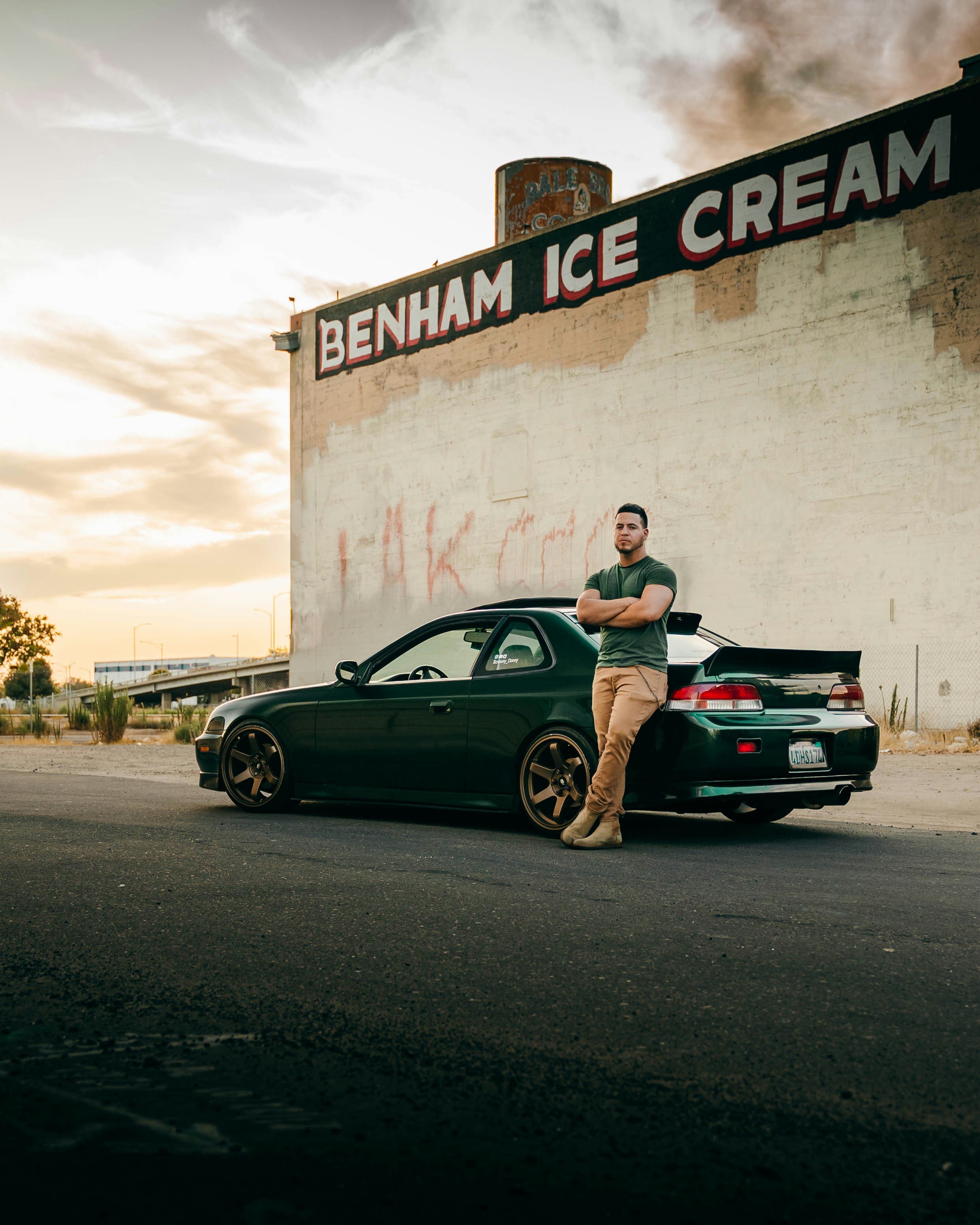 Sunlit Stance by the Benham Wall