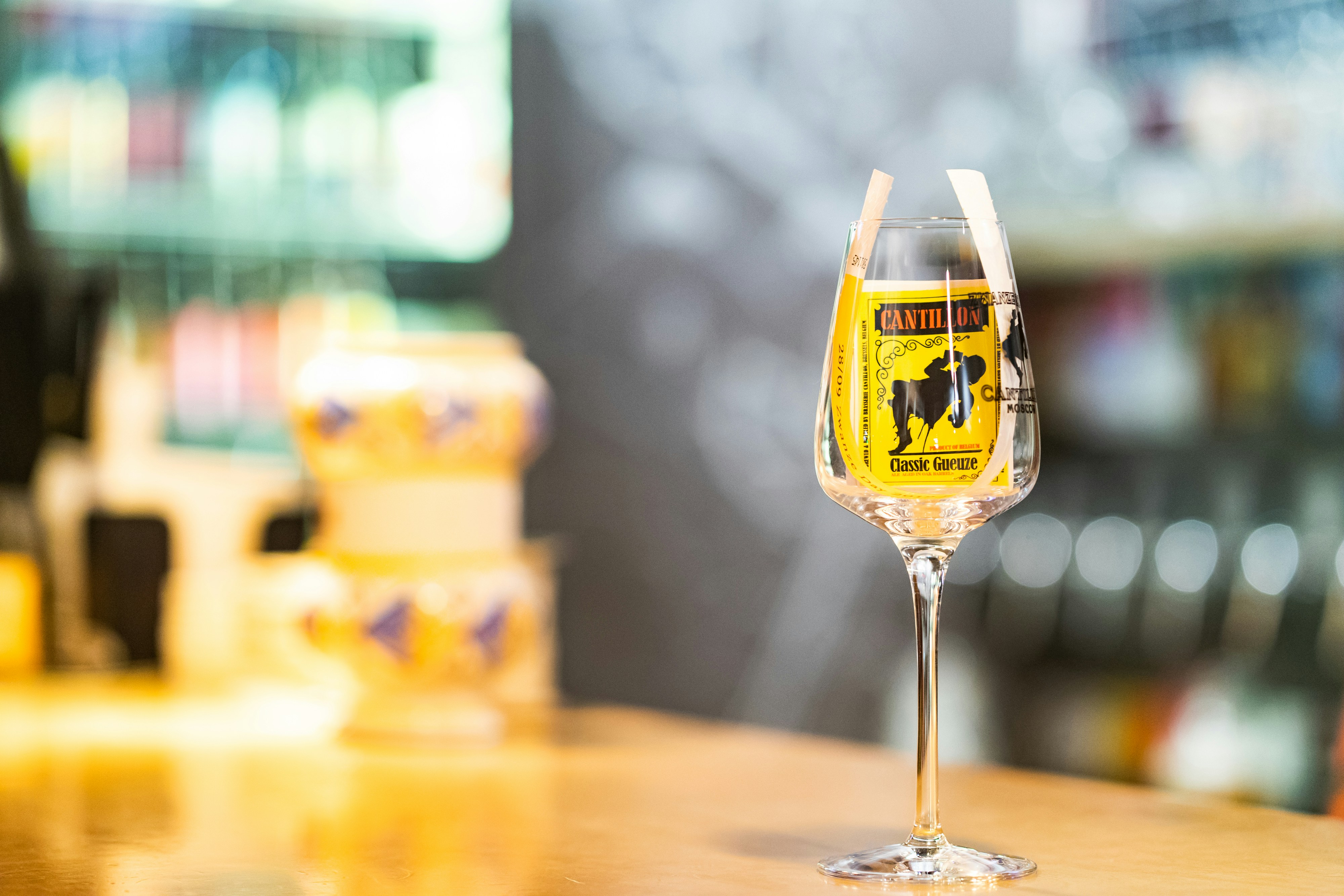 A Crystal Glass Centerstage: Craft Beer on a Quiet Bar