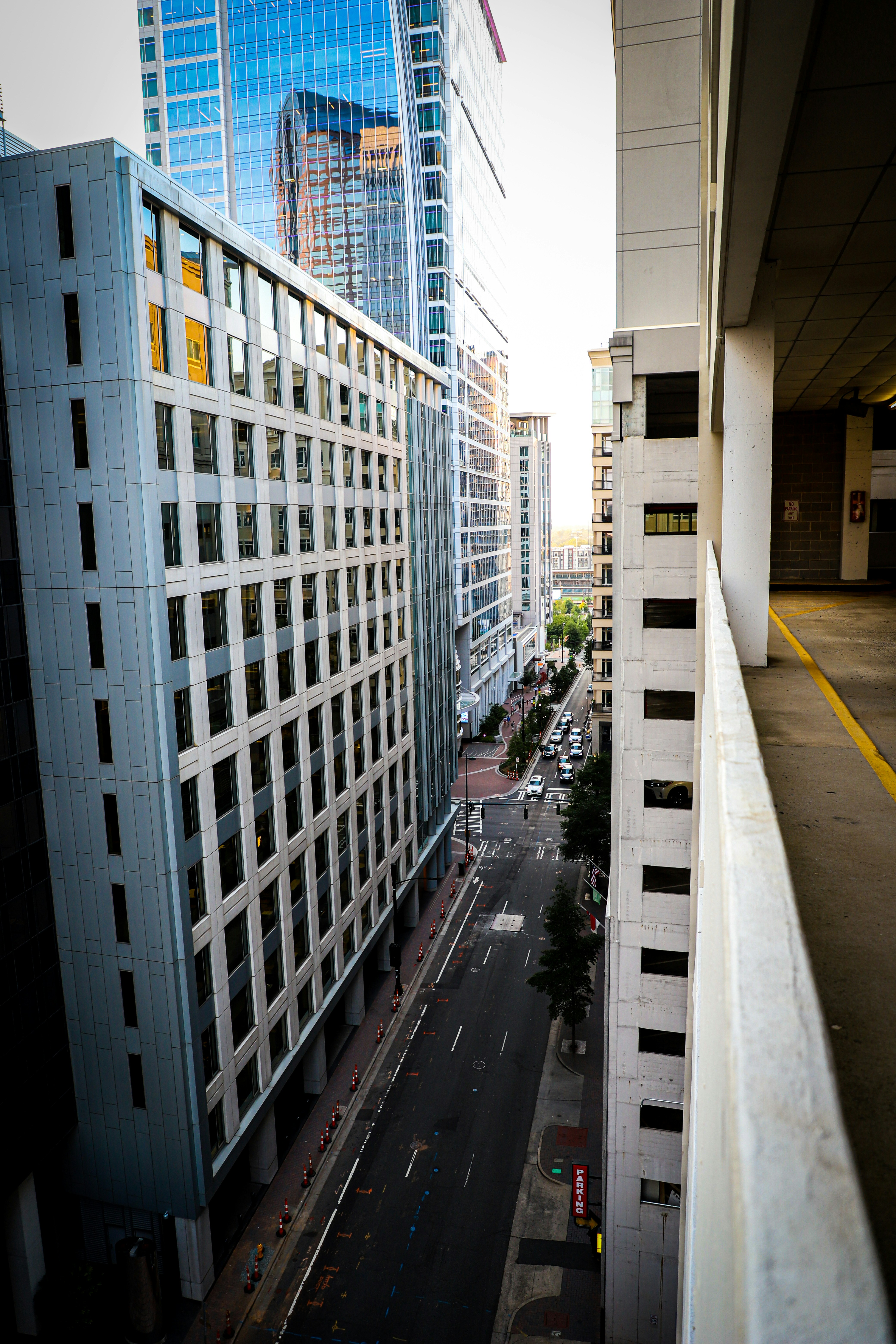 Looking down on Uptown