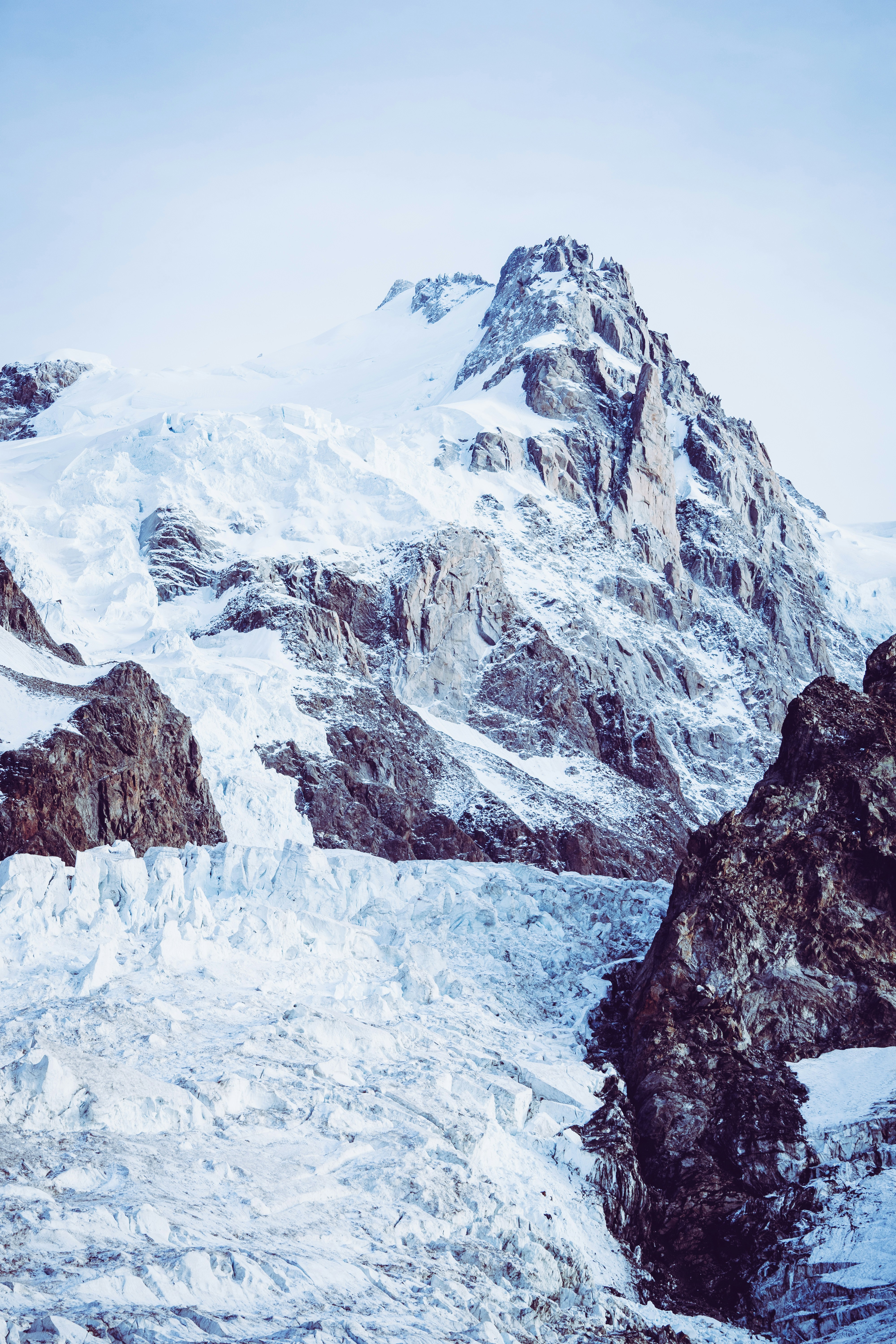 Photography of snow-capped mountain during daytime photo – Free Grey ...