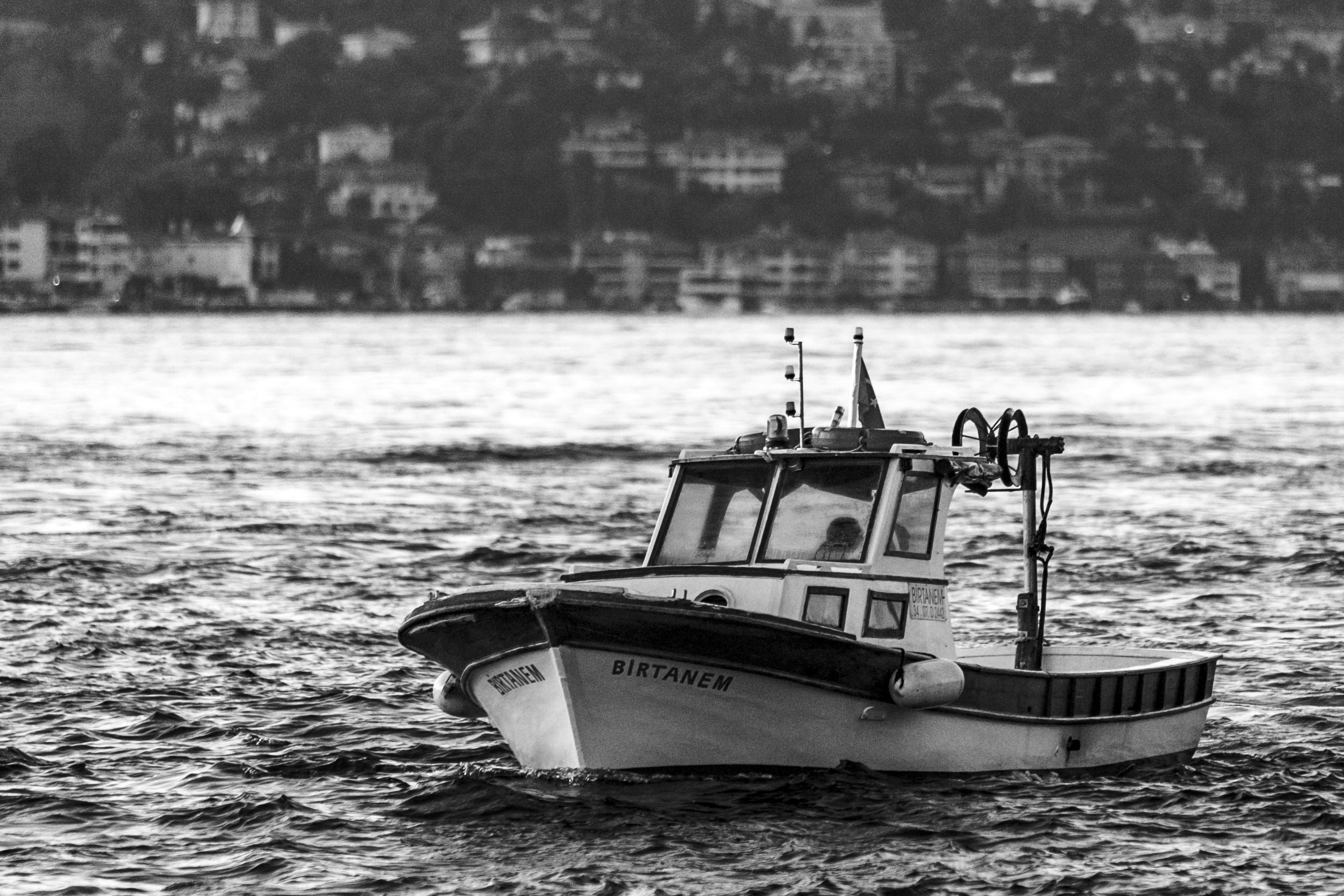 Grayscale photo of sailboat photo – Free Turkey Image on Unsplash