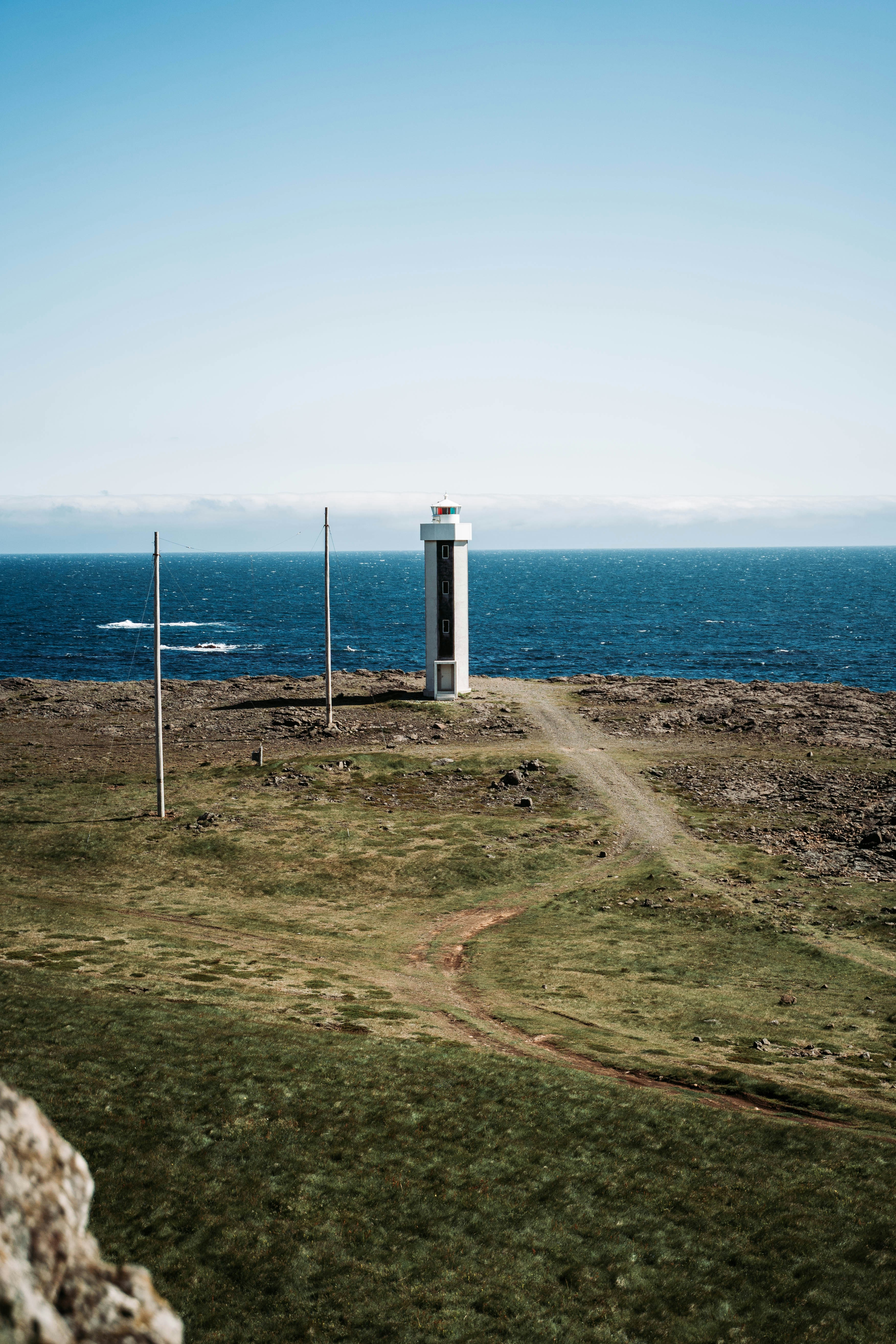 Lighthouse Standstill at the Edge of the Sea