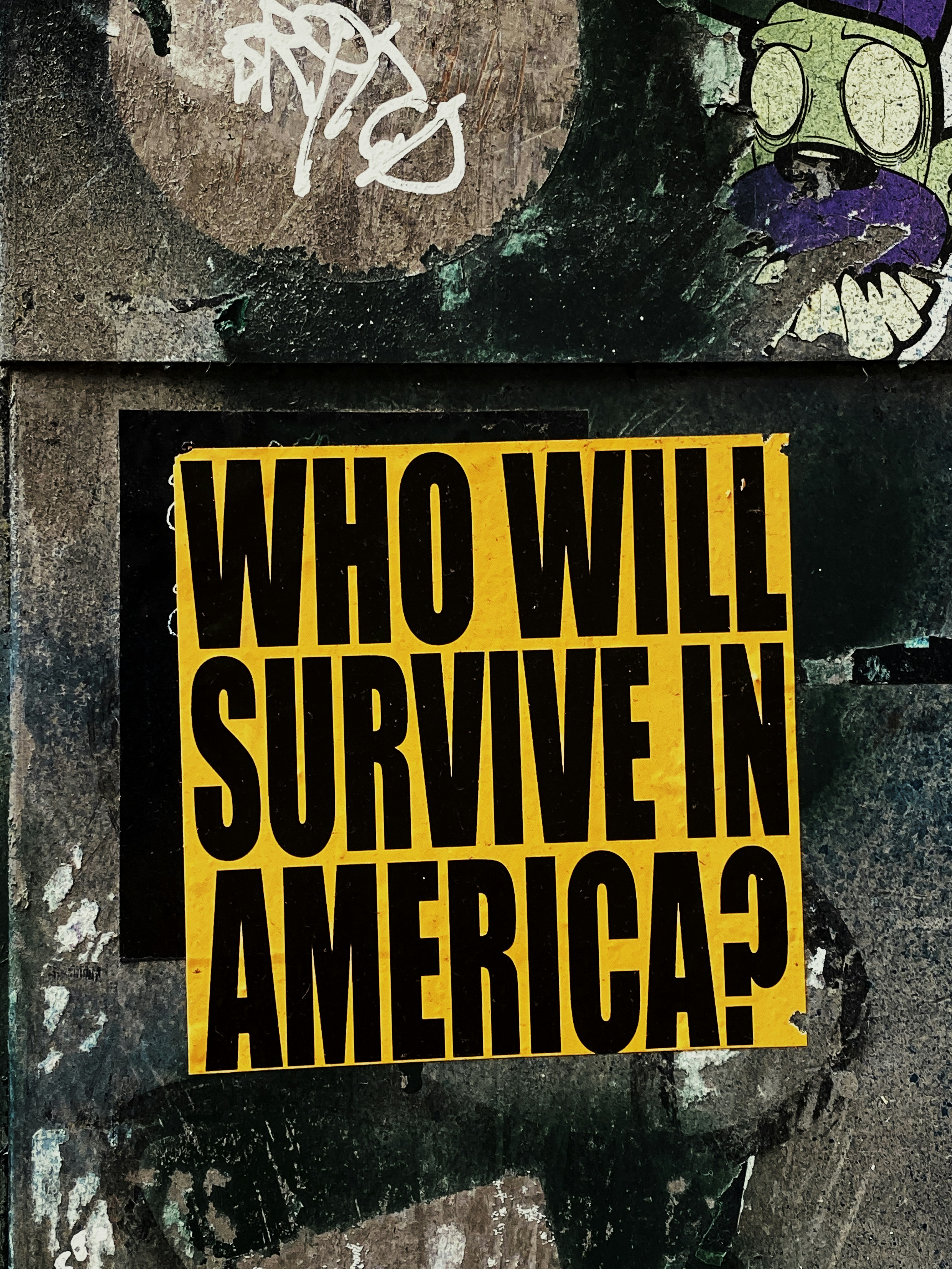 Who will survive in America photo – Free Advertisement Image on Unsplash