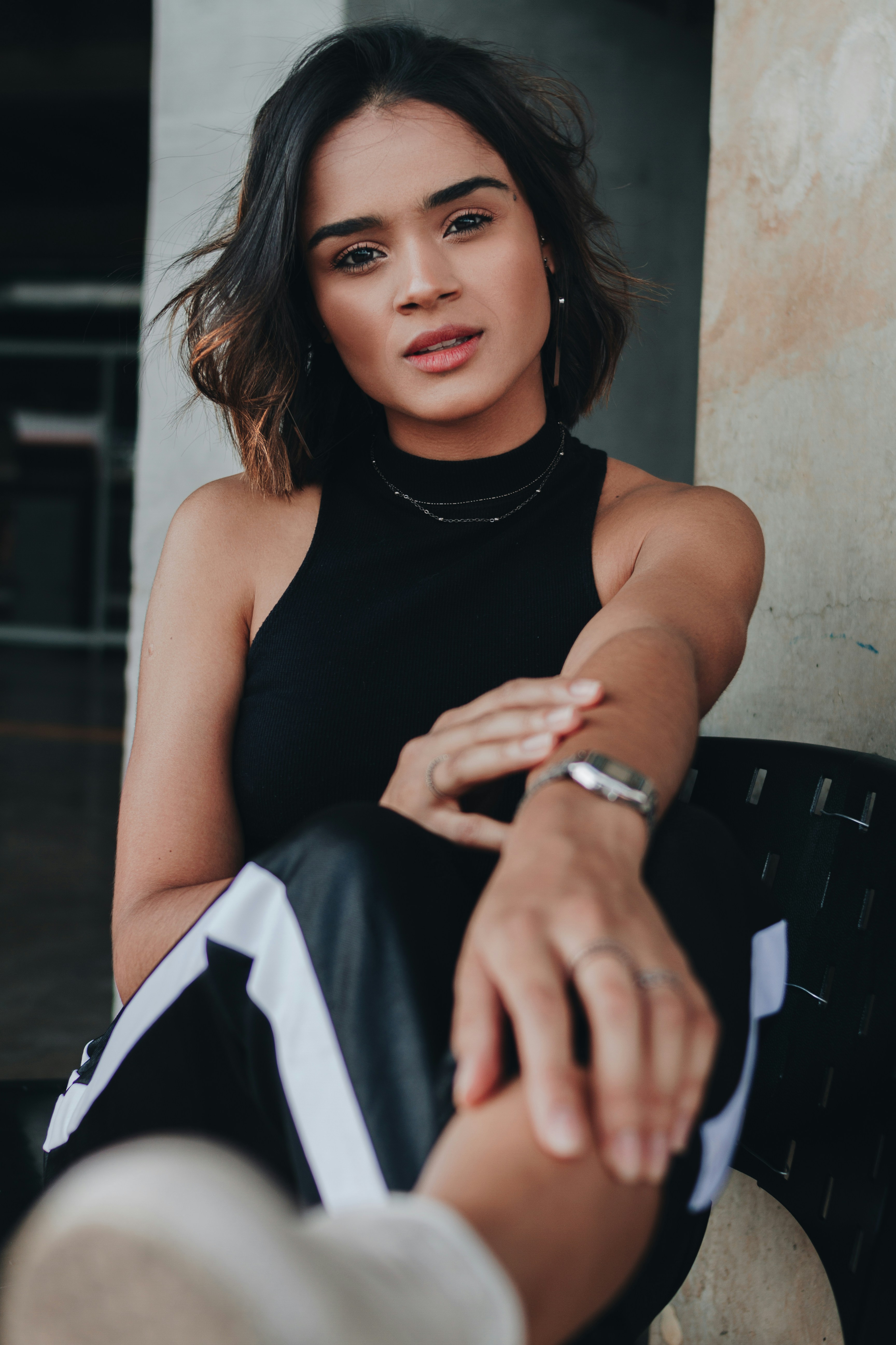 Urban Elegance: A Moment of Poise