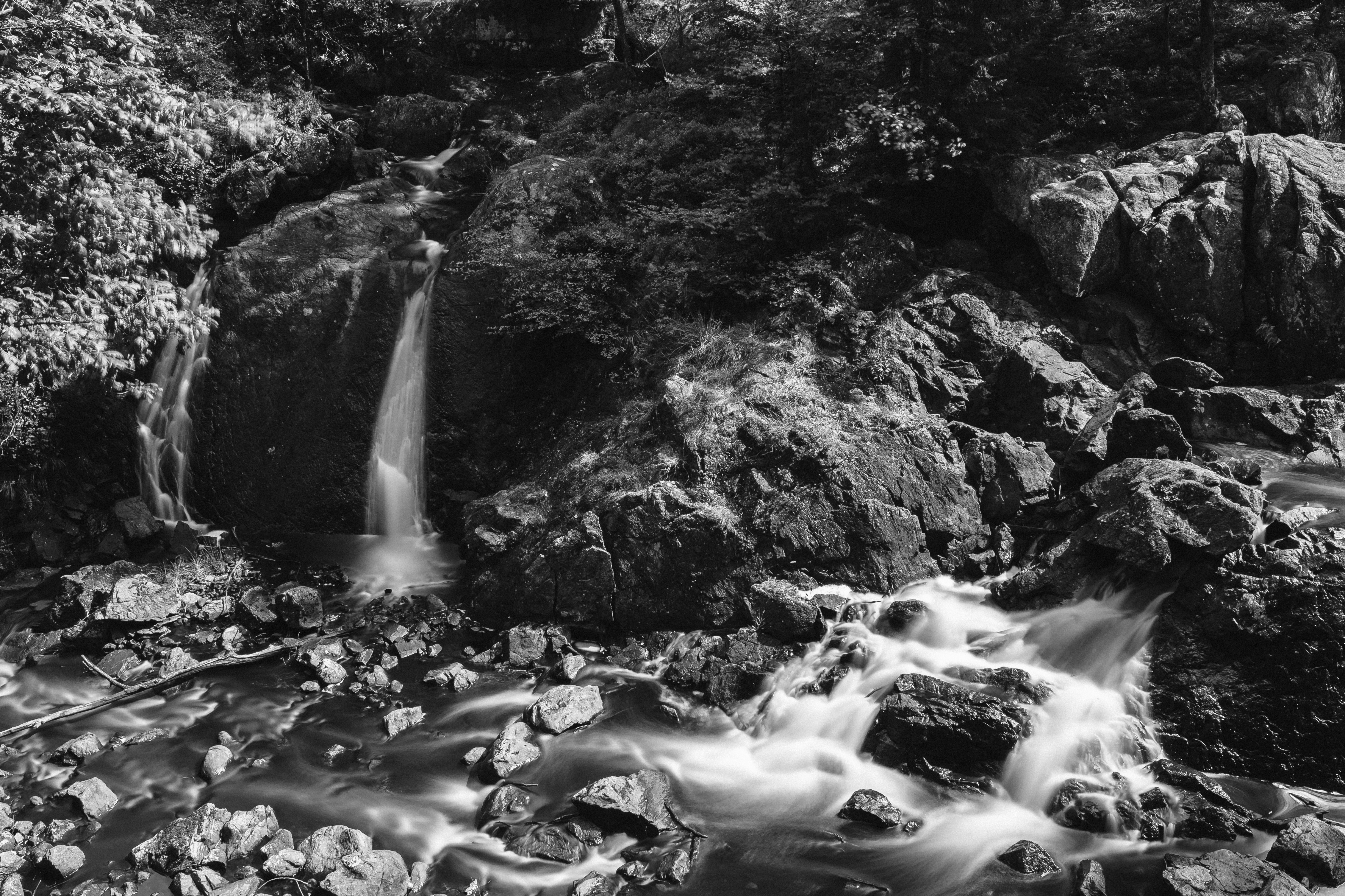 Grayscale photo waterfalls photo – Free Water Image on Unsplash
