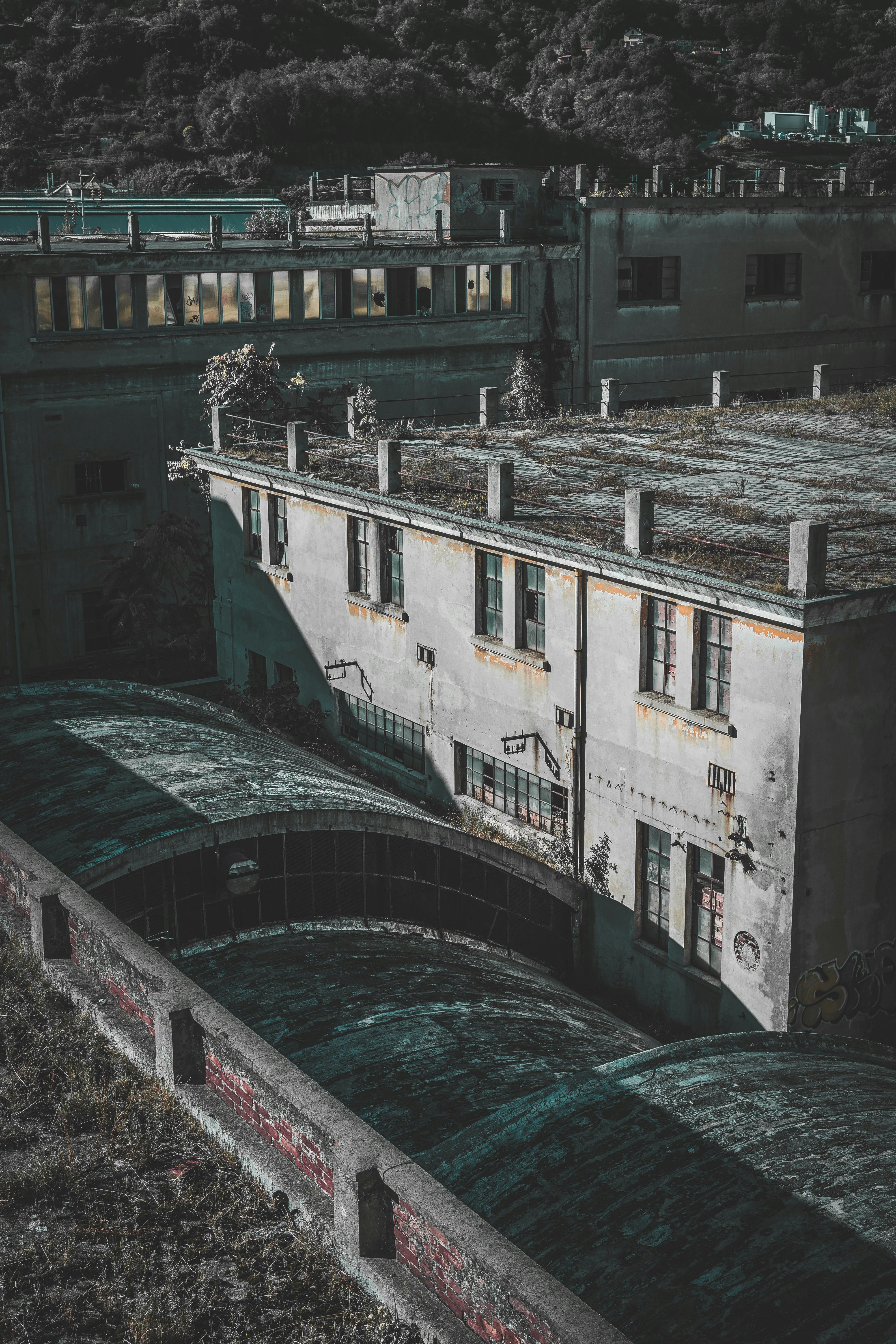 Weathered Facades and Silent Tunnels: Geometry of an Abandoned Factory