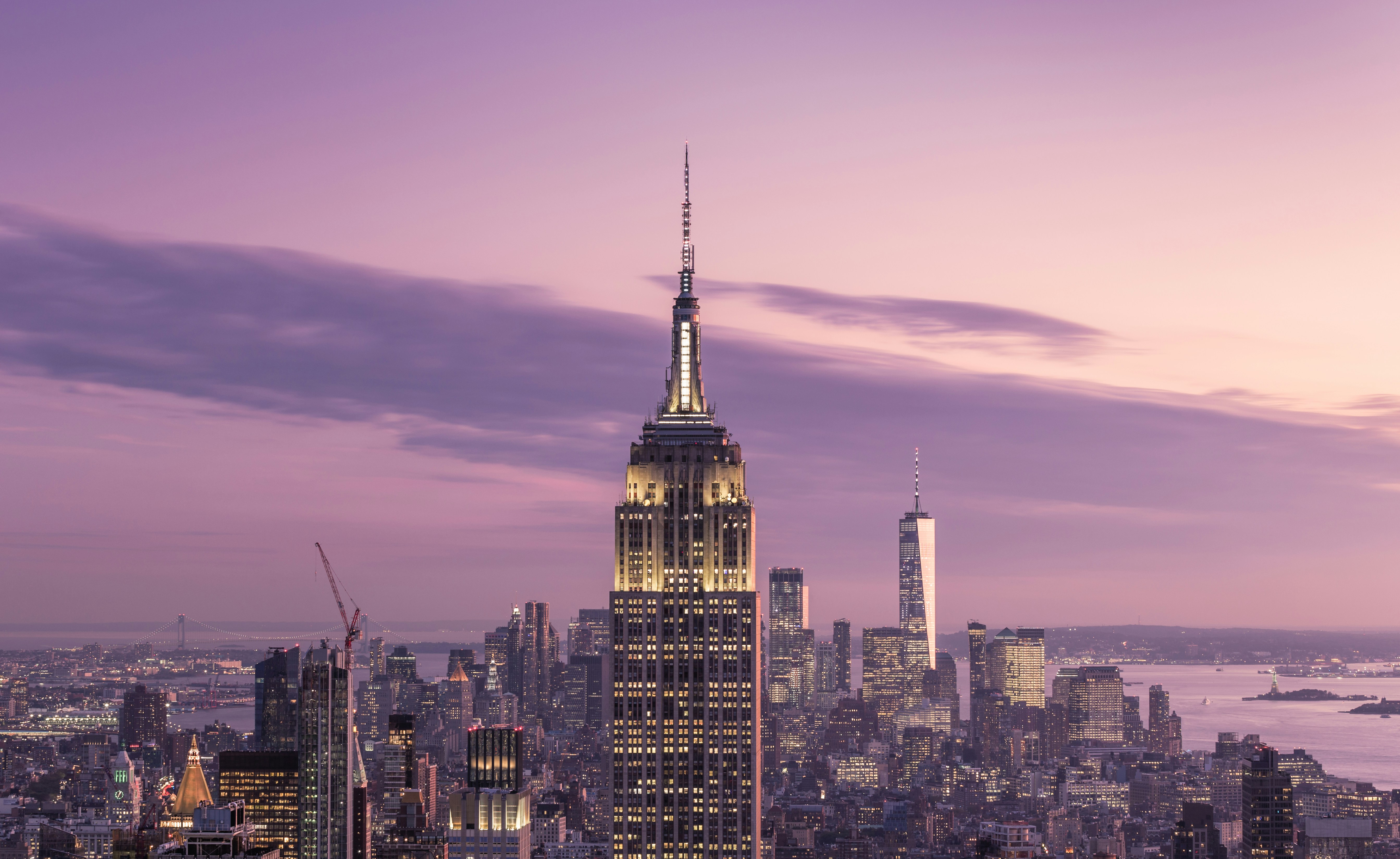 Cityscape under purple sky photo – Free Building Image on Unsplash