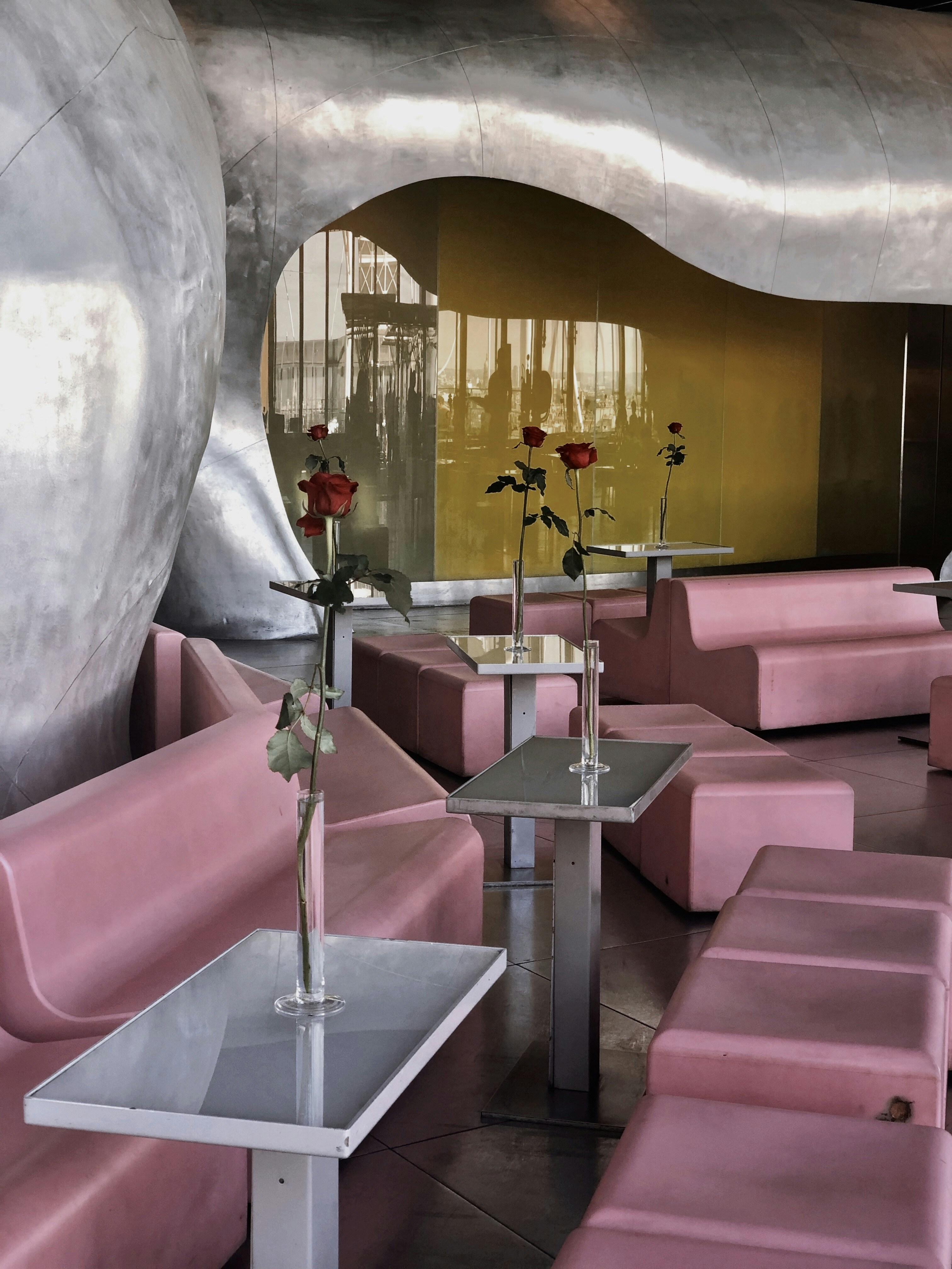 Rosy Oases in Pink Booths