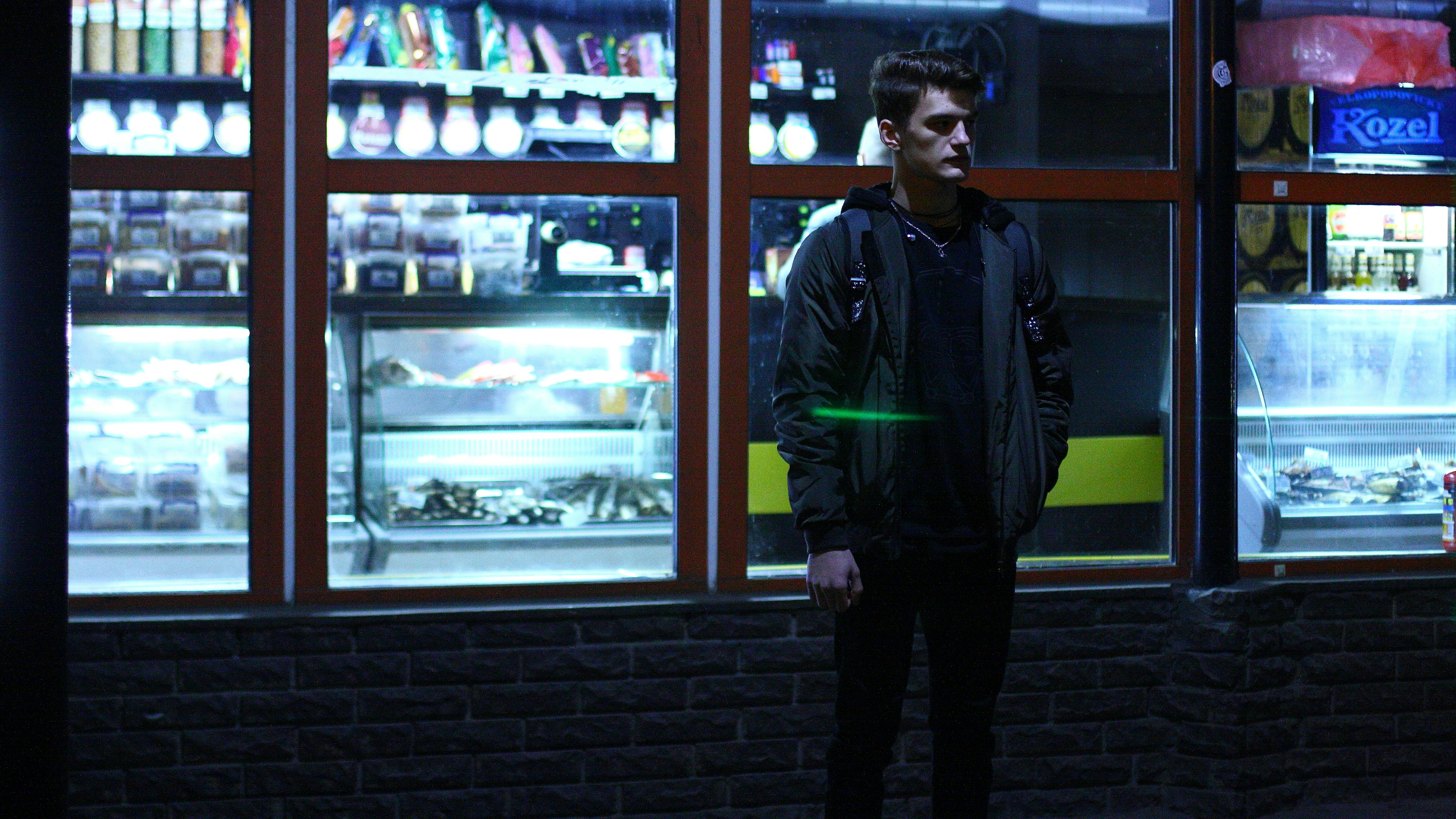 Nocturnal Reflections at the Corner Store