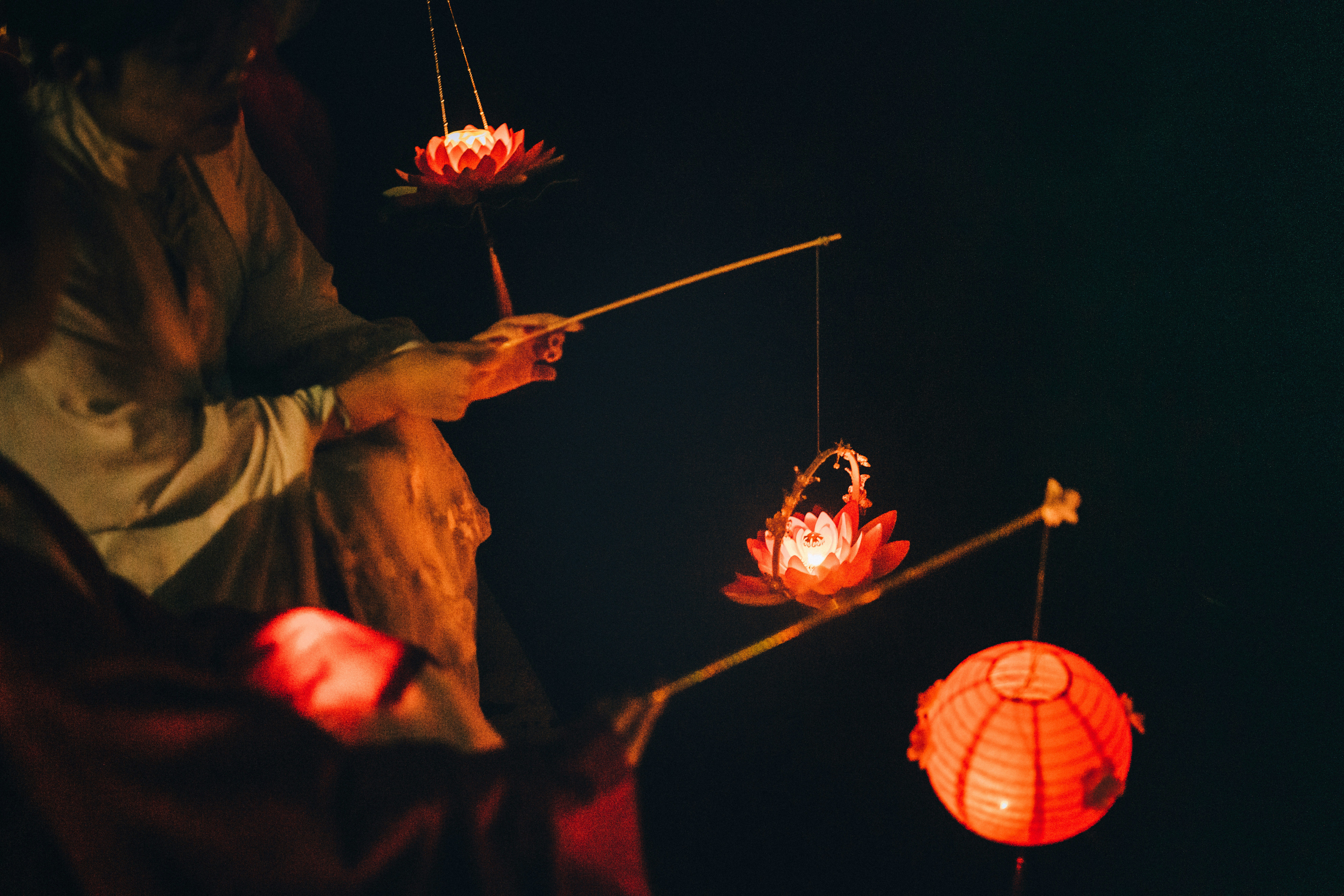 Constellations of Lanterns: Night Ritual with Paper Blossoms