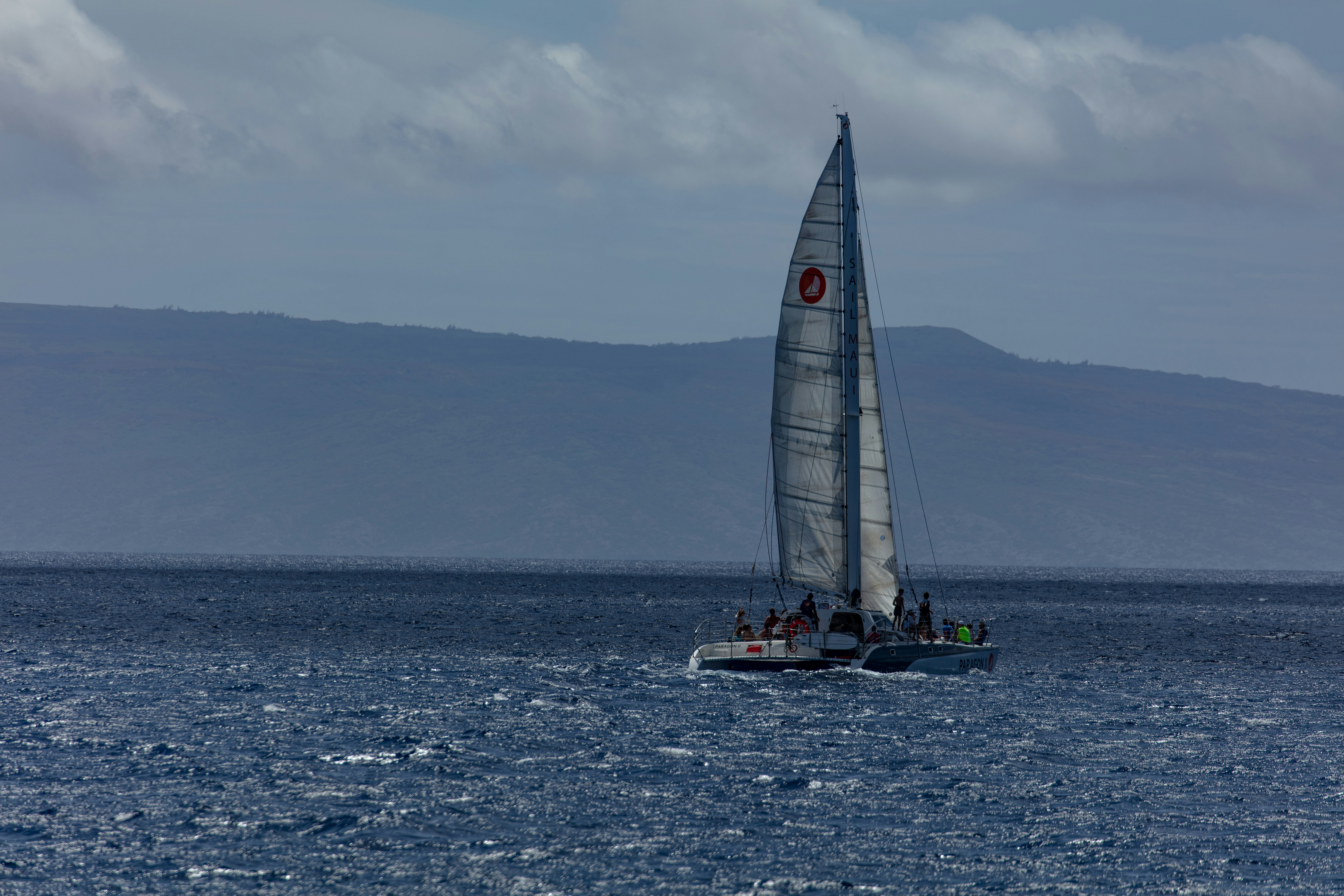 white sailboat