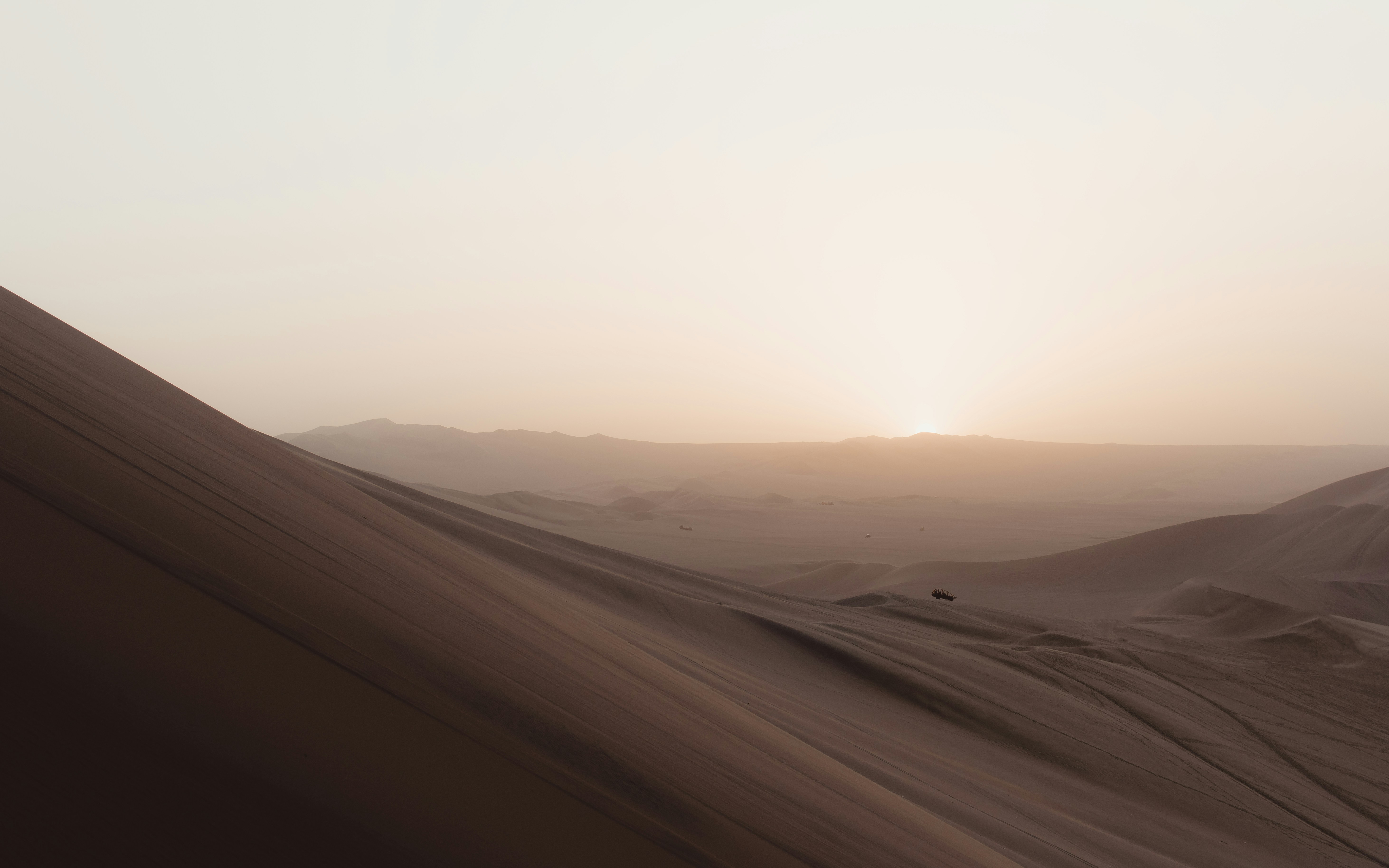 Wide-angle photography of desert range during sunset photo – Free ...