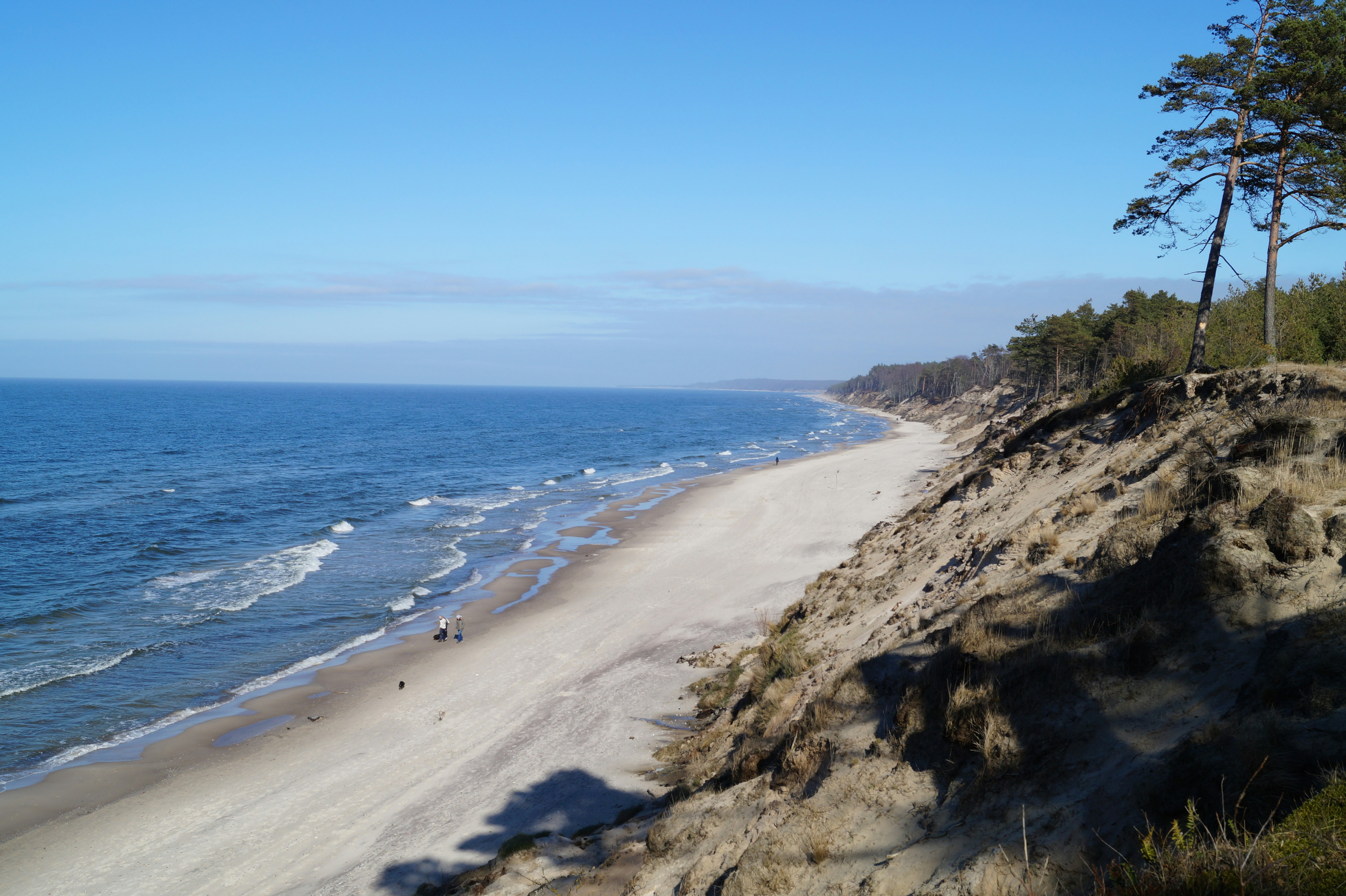 East beach in Ustka, Poland.