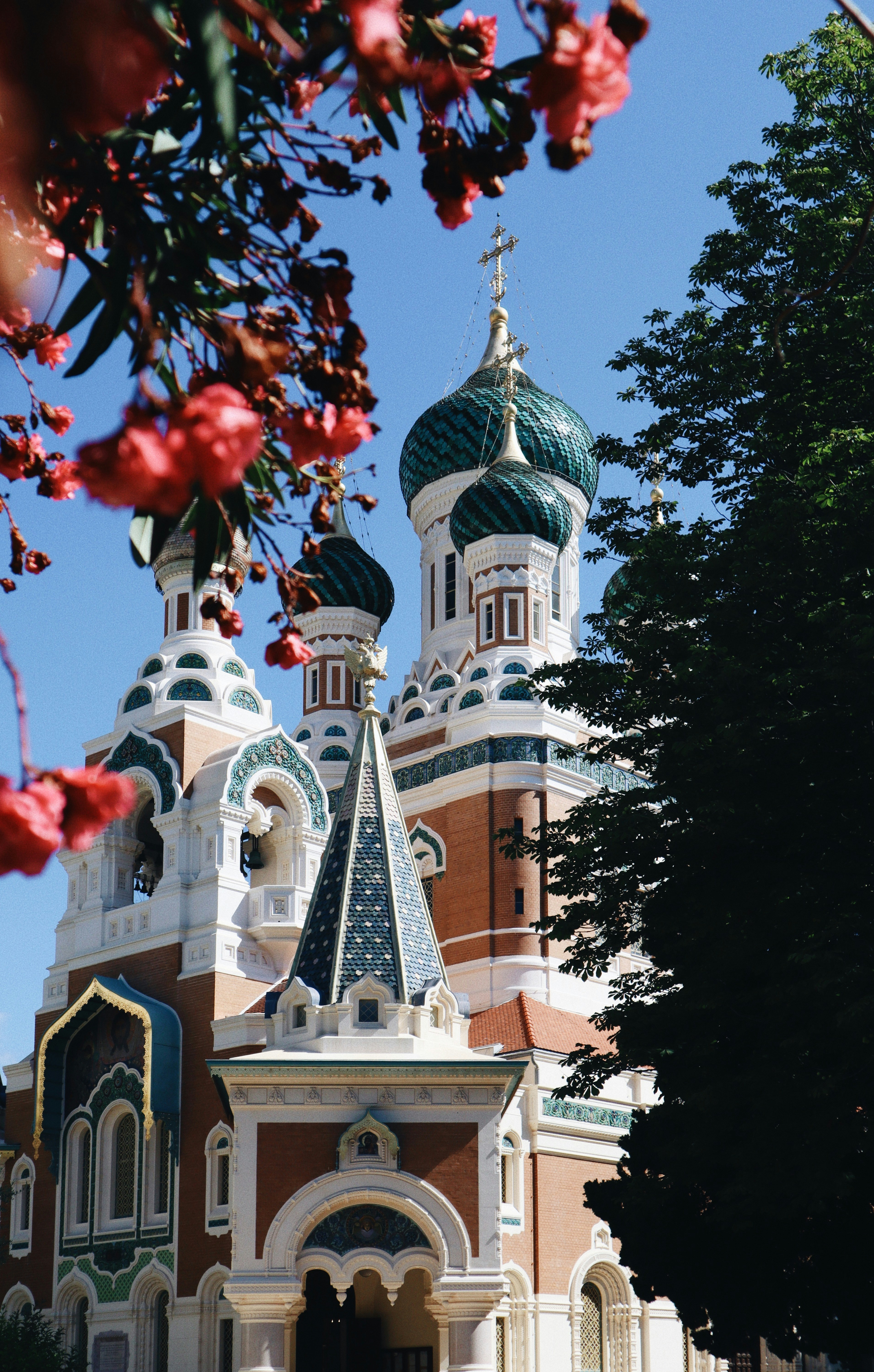 Domed Cathedral in Blooming Frame