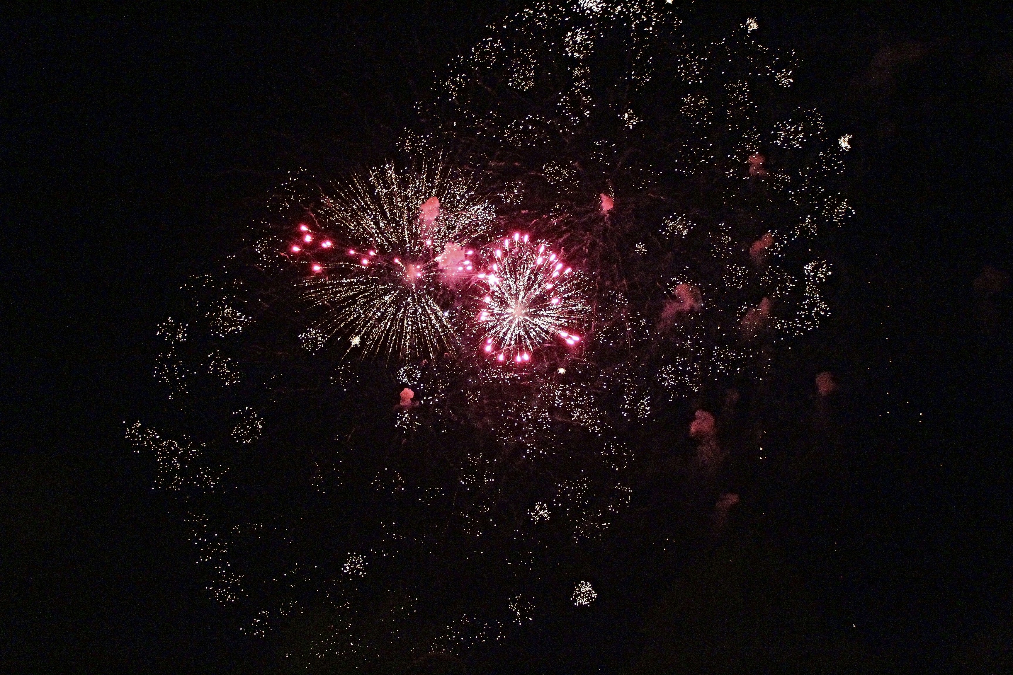 fireworks at night