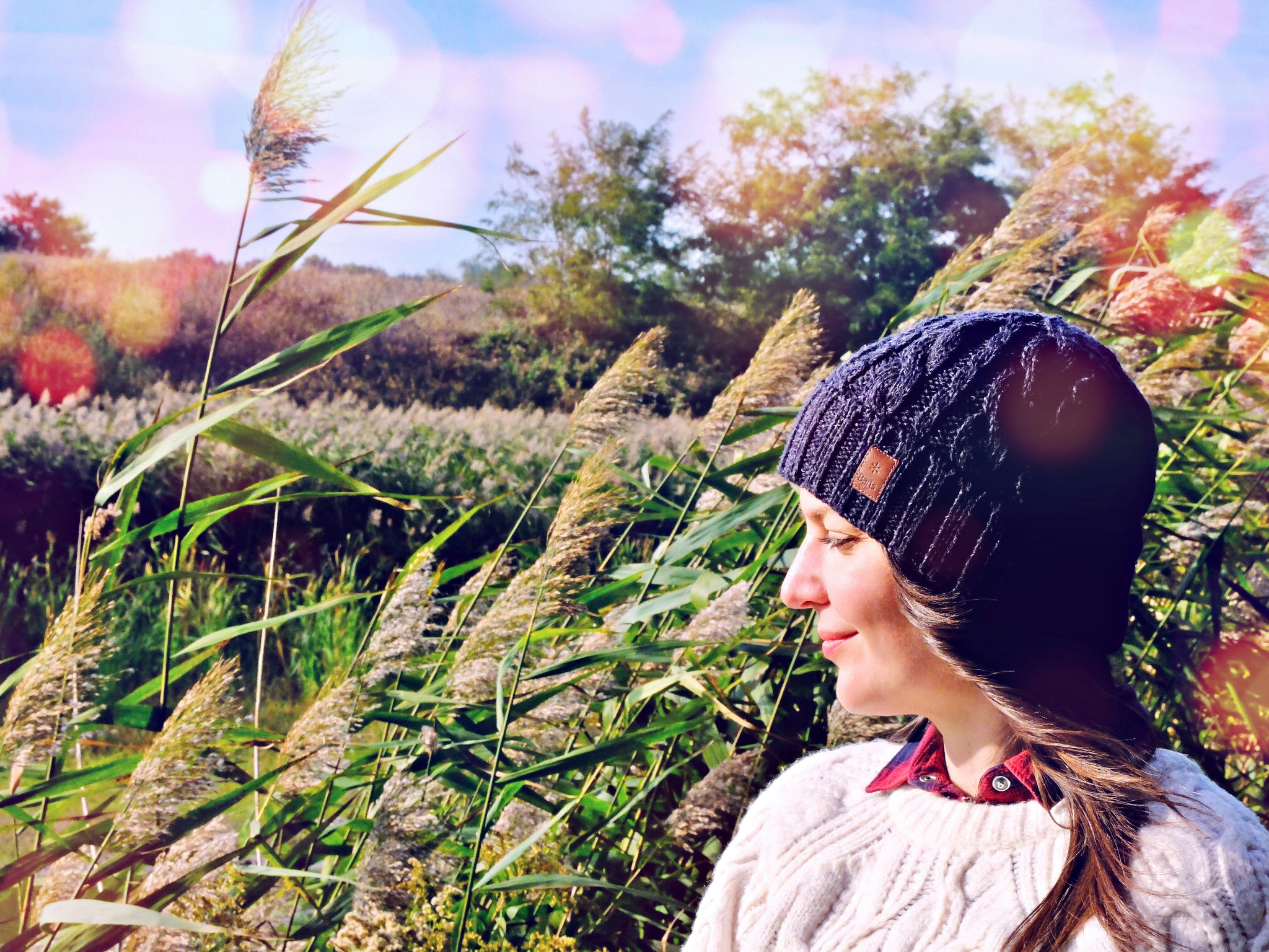 Warm Autumn Light on a Solitary Portrait