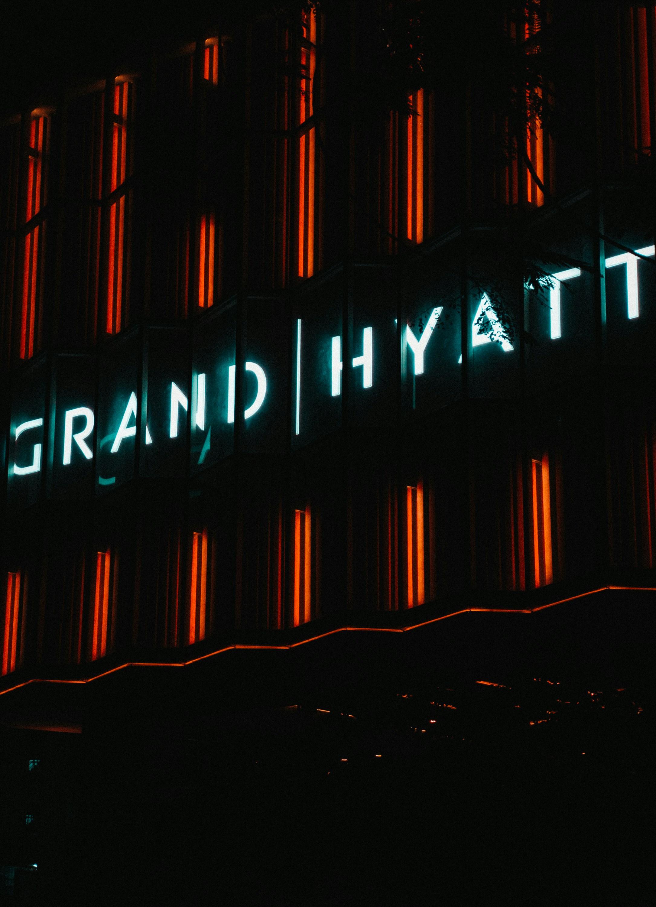 Grand Hyatt LED neonlight photo – Free Light Image on Unsplash
