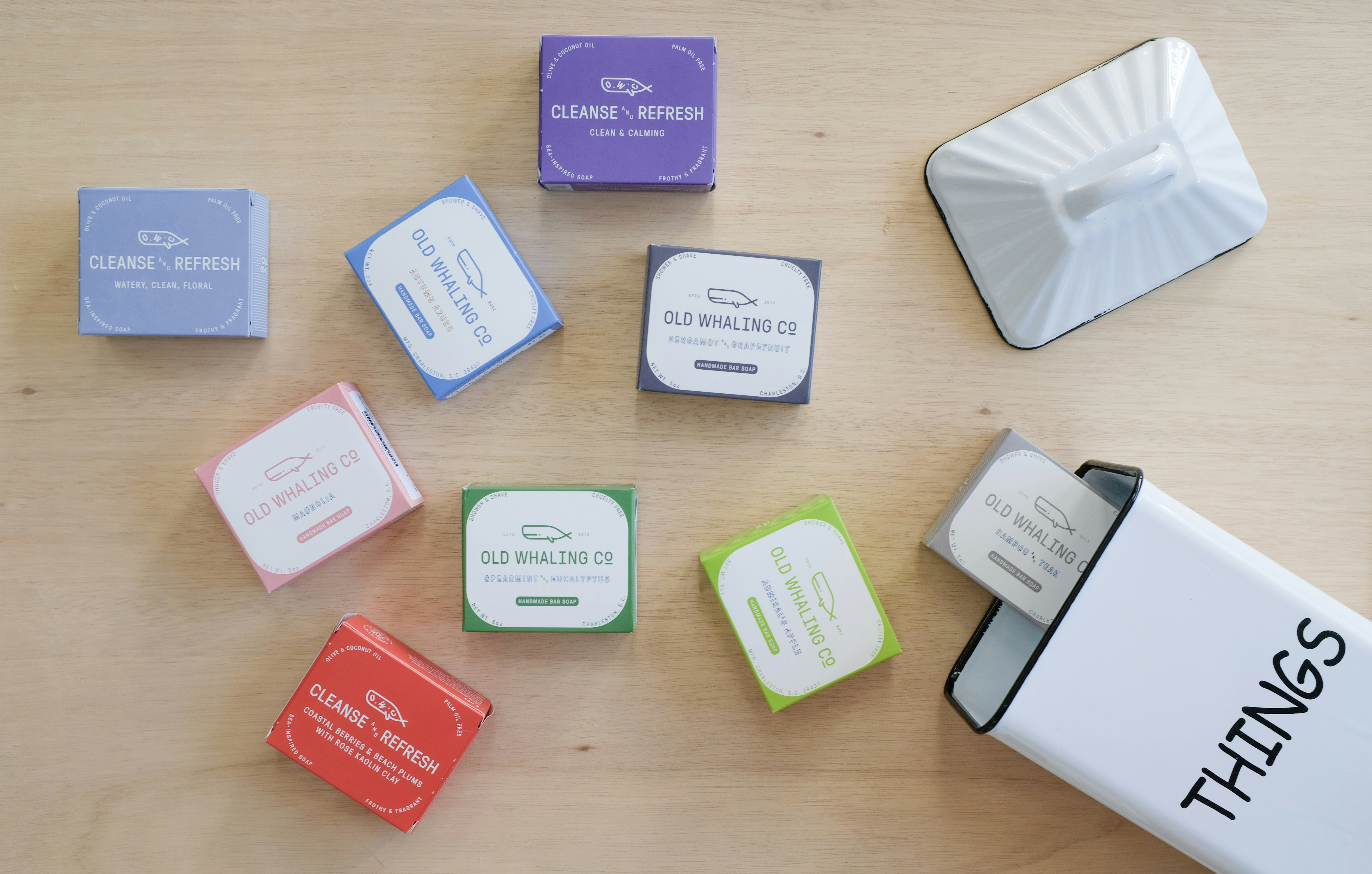 Tiny Cure Bottles, Big Palette: A Cluttered Spa of Soap and Serum