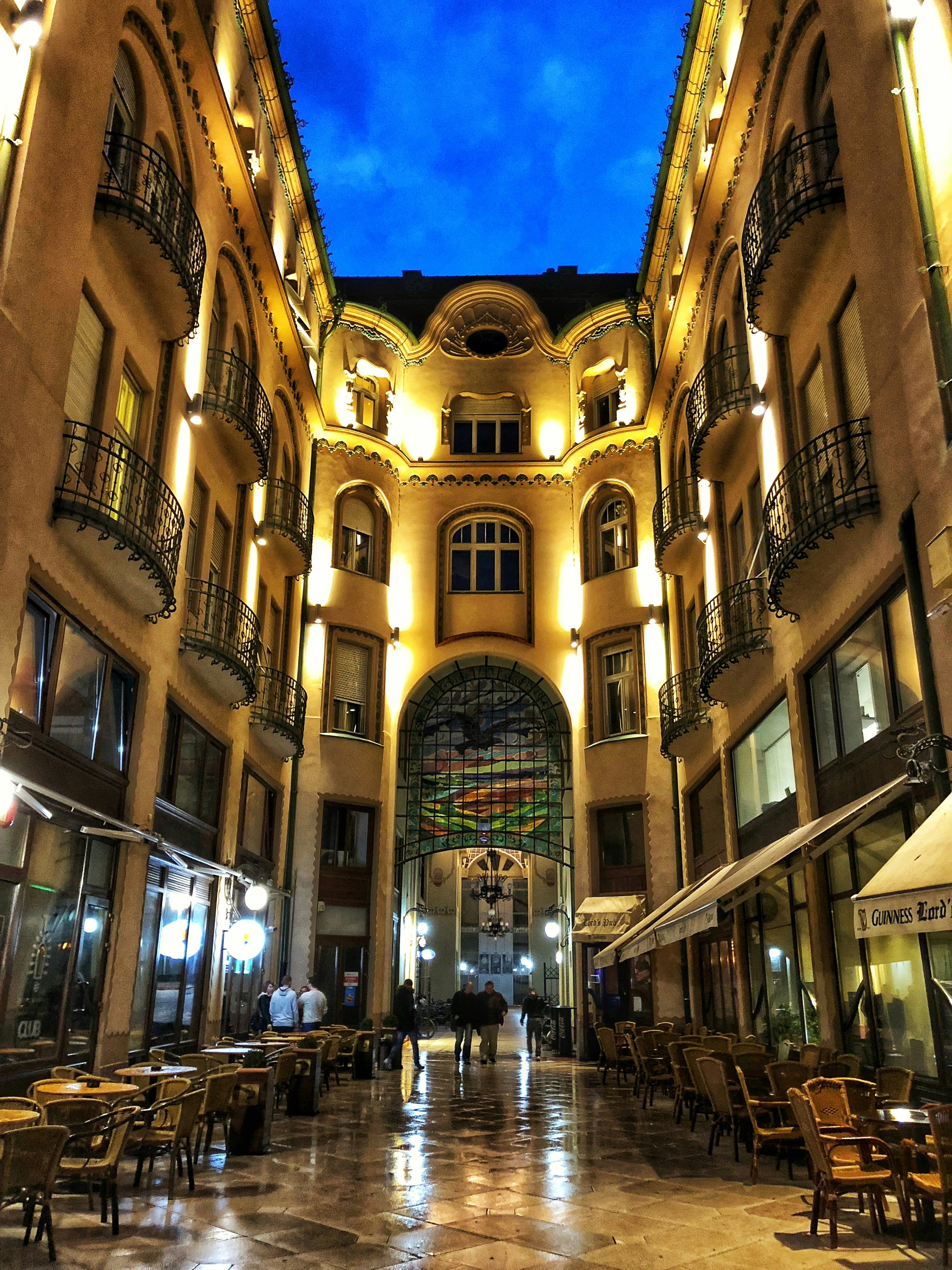 Yellow high-rise building during night time photo – Free Human Image on ...