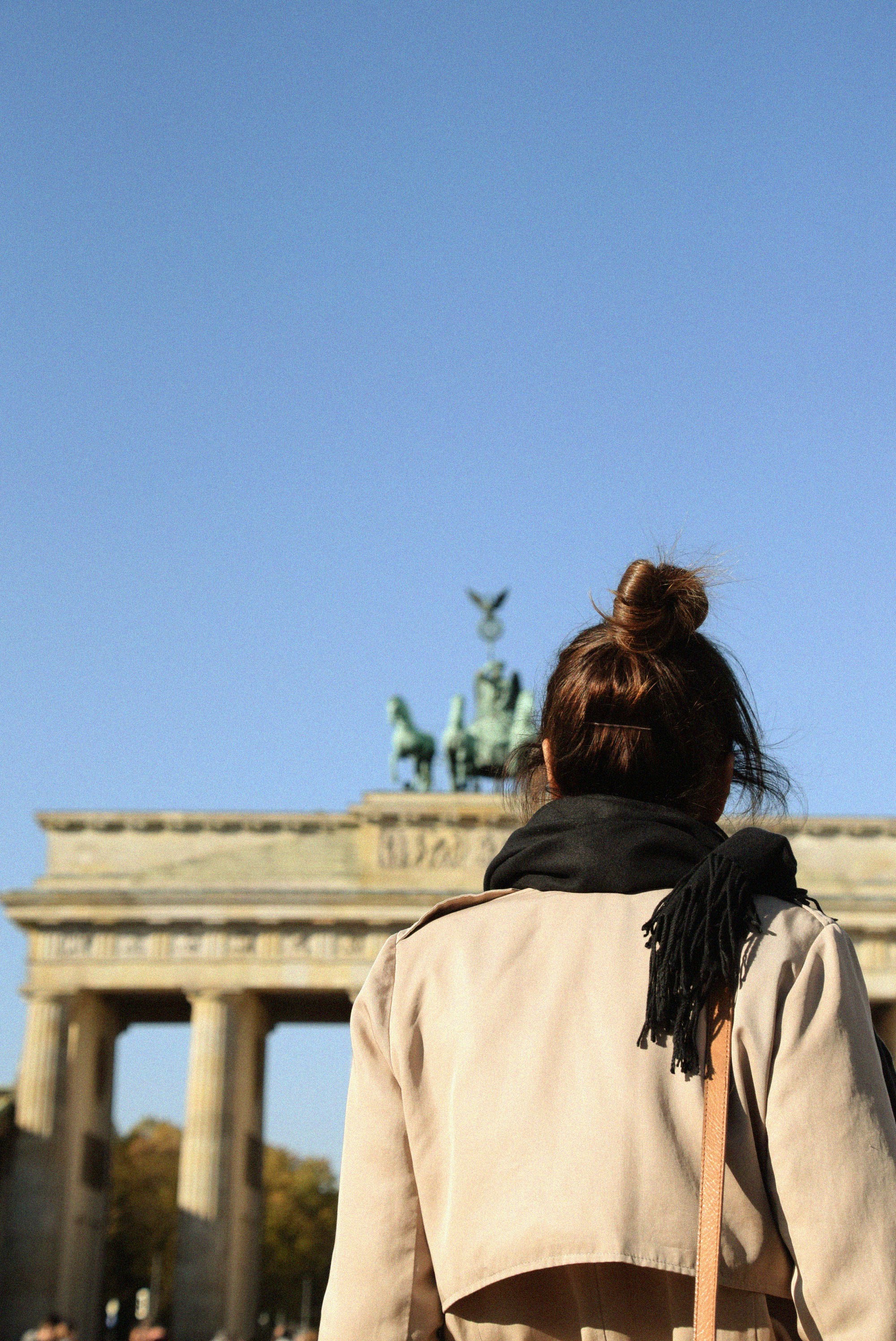 Back to the Monument: A Traveler at Brandenburg Gate