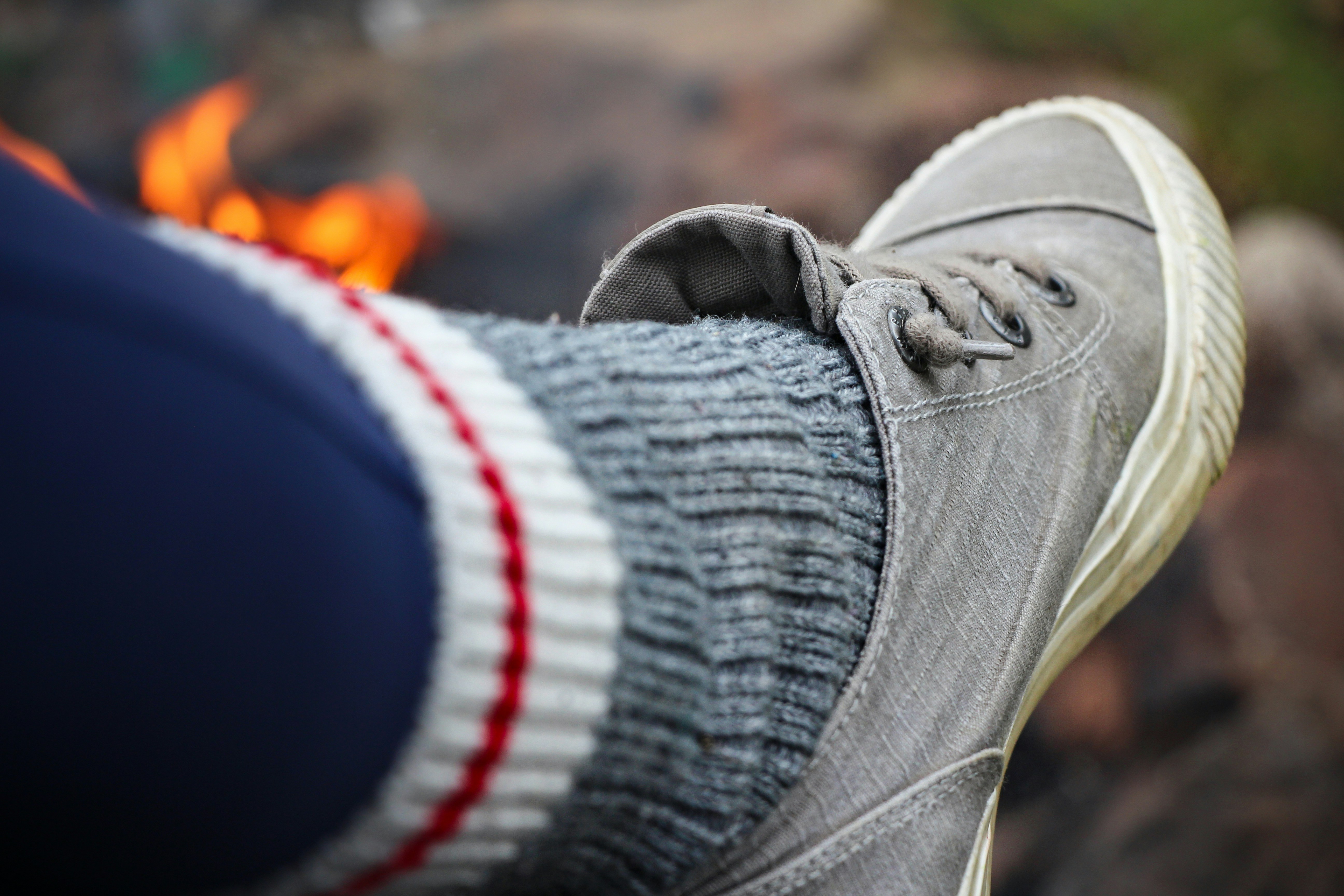 Underfoot Ember Glow: A Quiet Campfire Moment