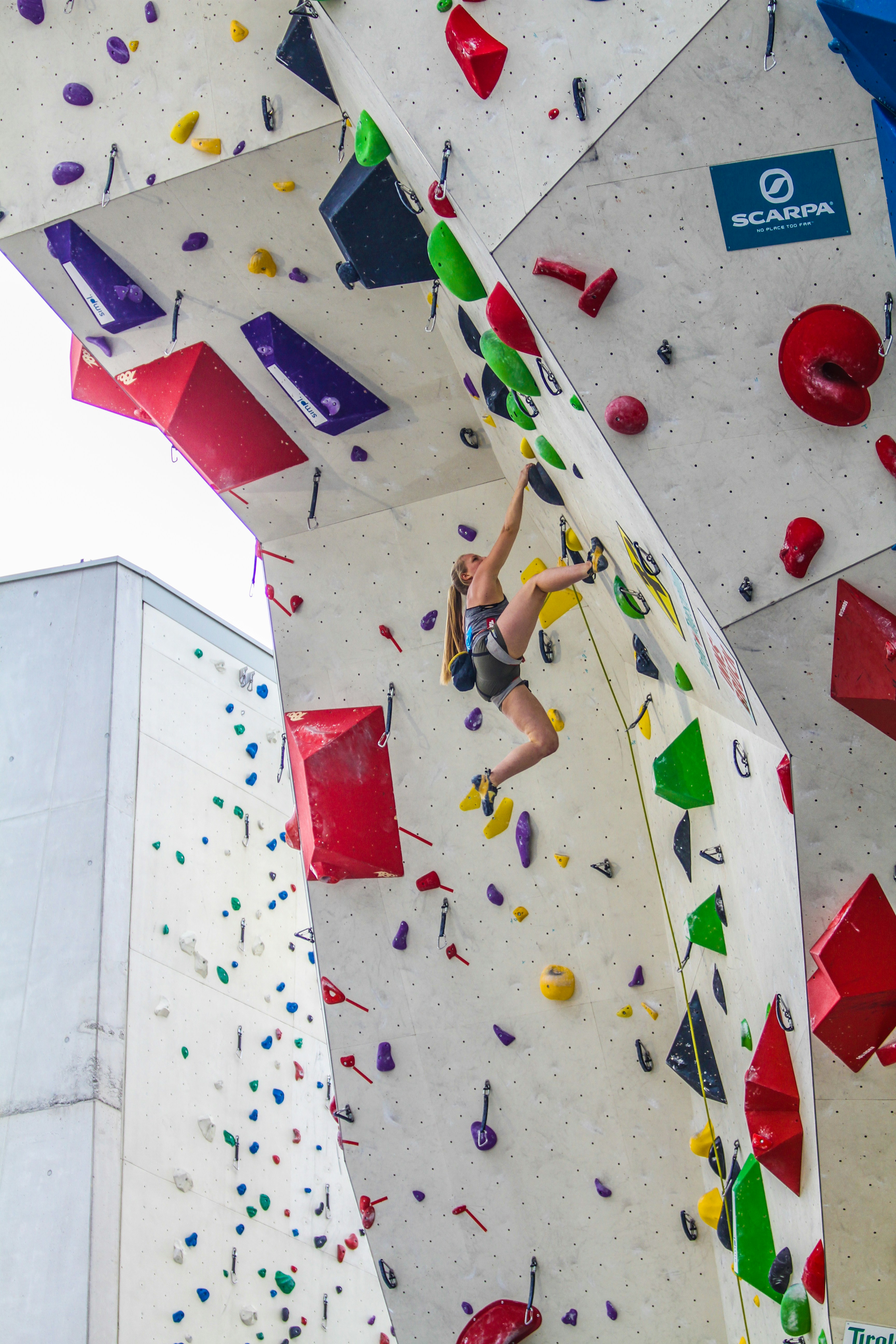 Woman climbing on brown platform photo – Free Outdoors Image on Unsplash