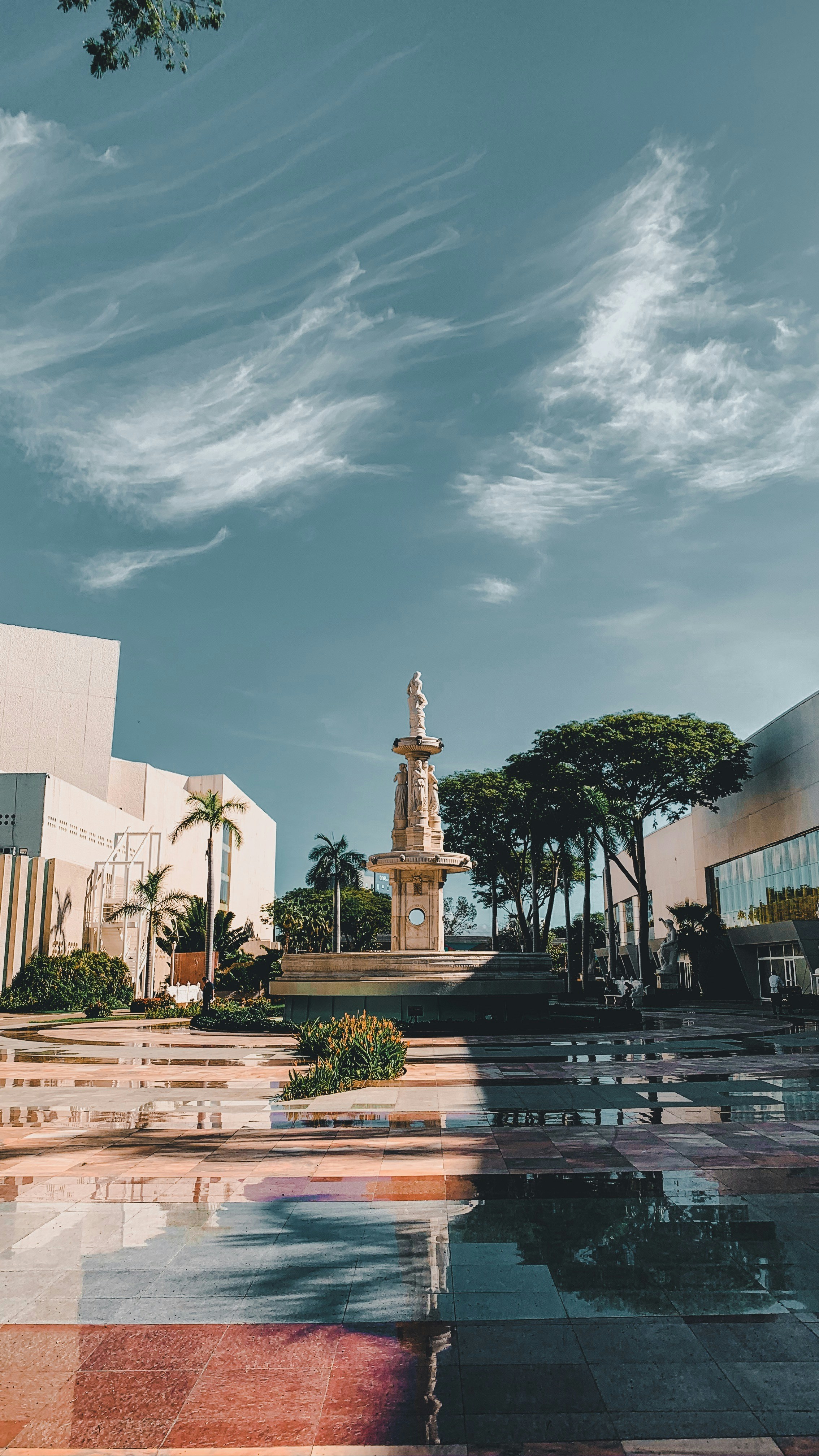 brown concrete structure