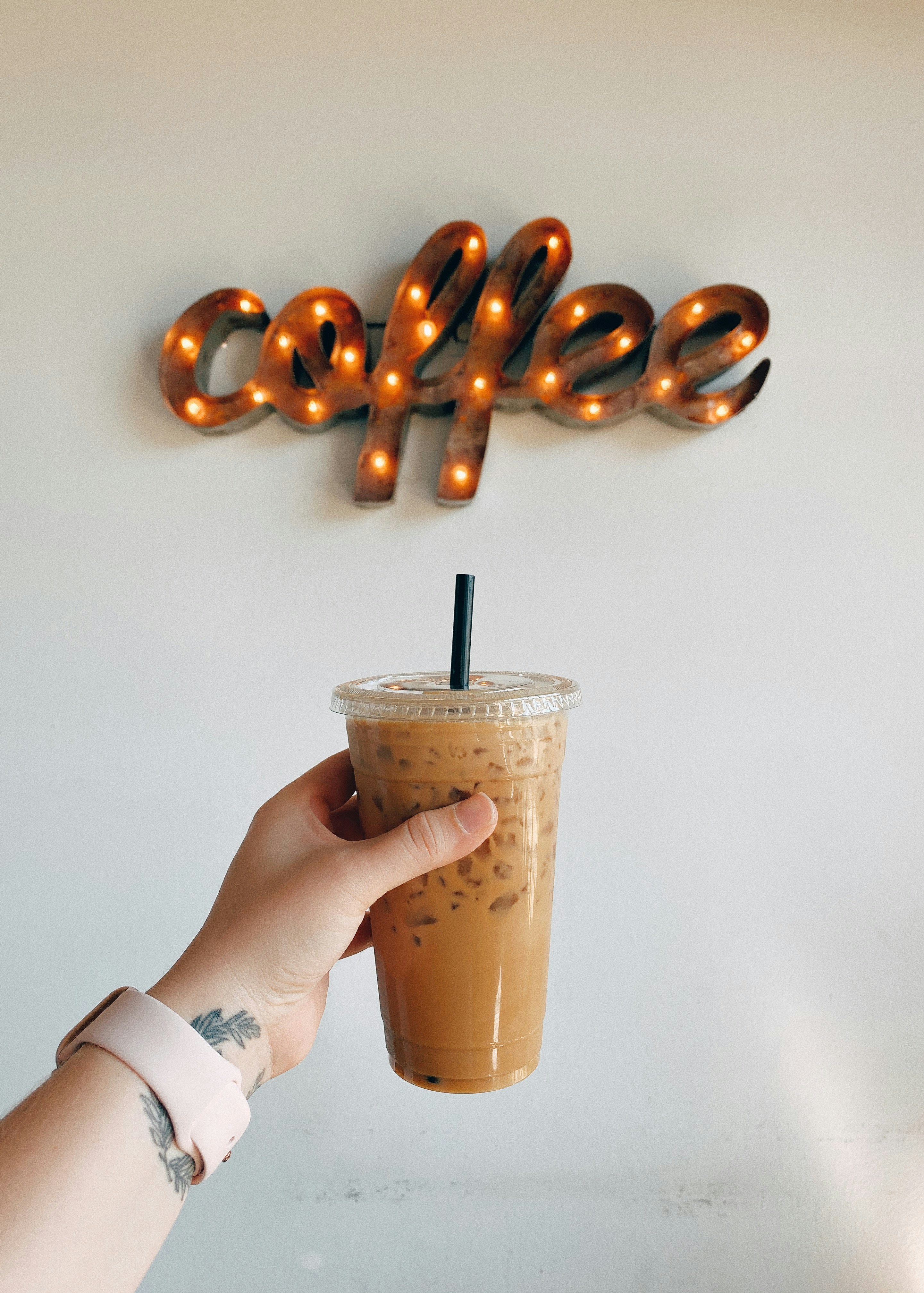 Iced Coffee Sign