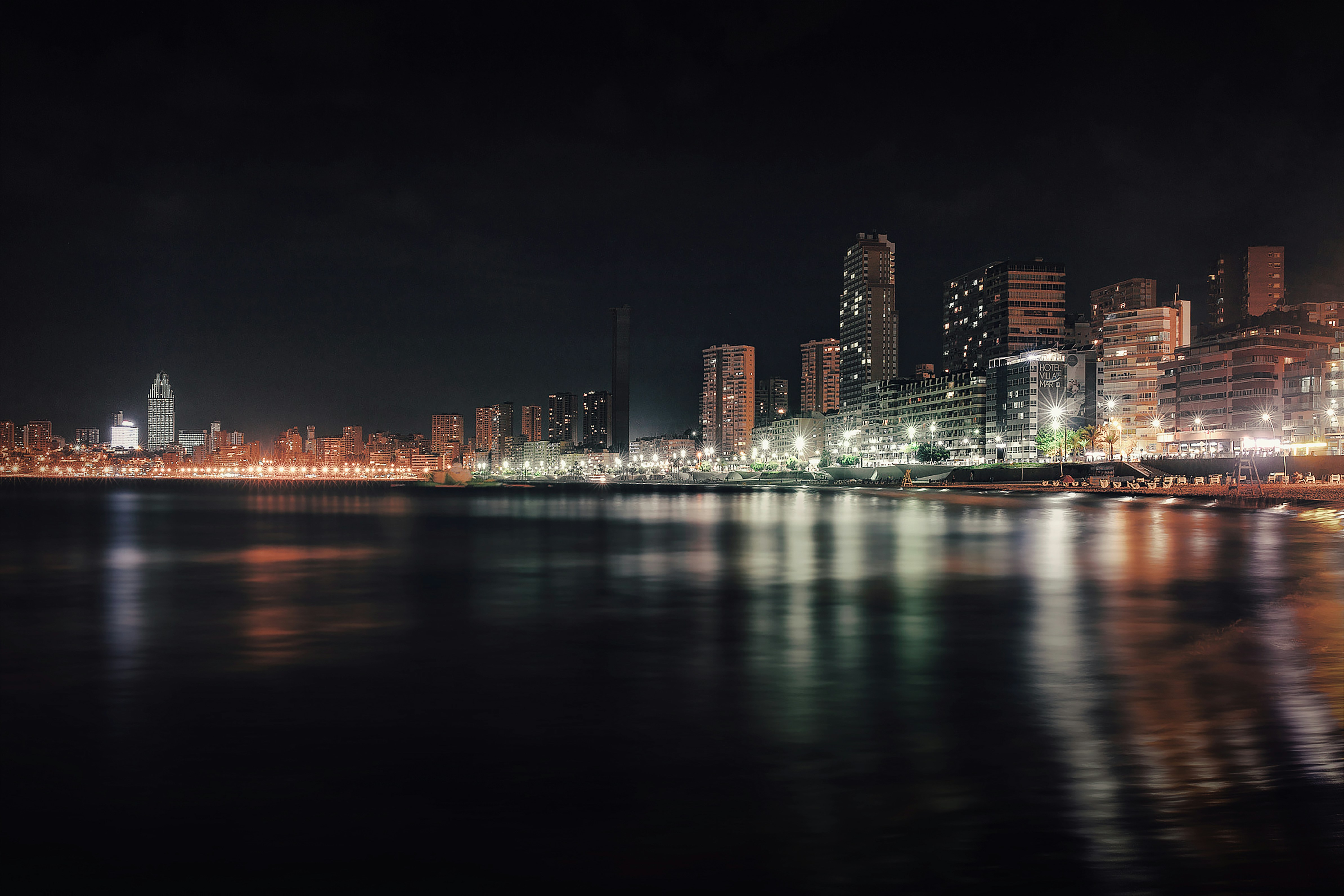 Cityscape at night time photo – Free Benidorm Image on Unsplash
