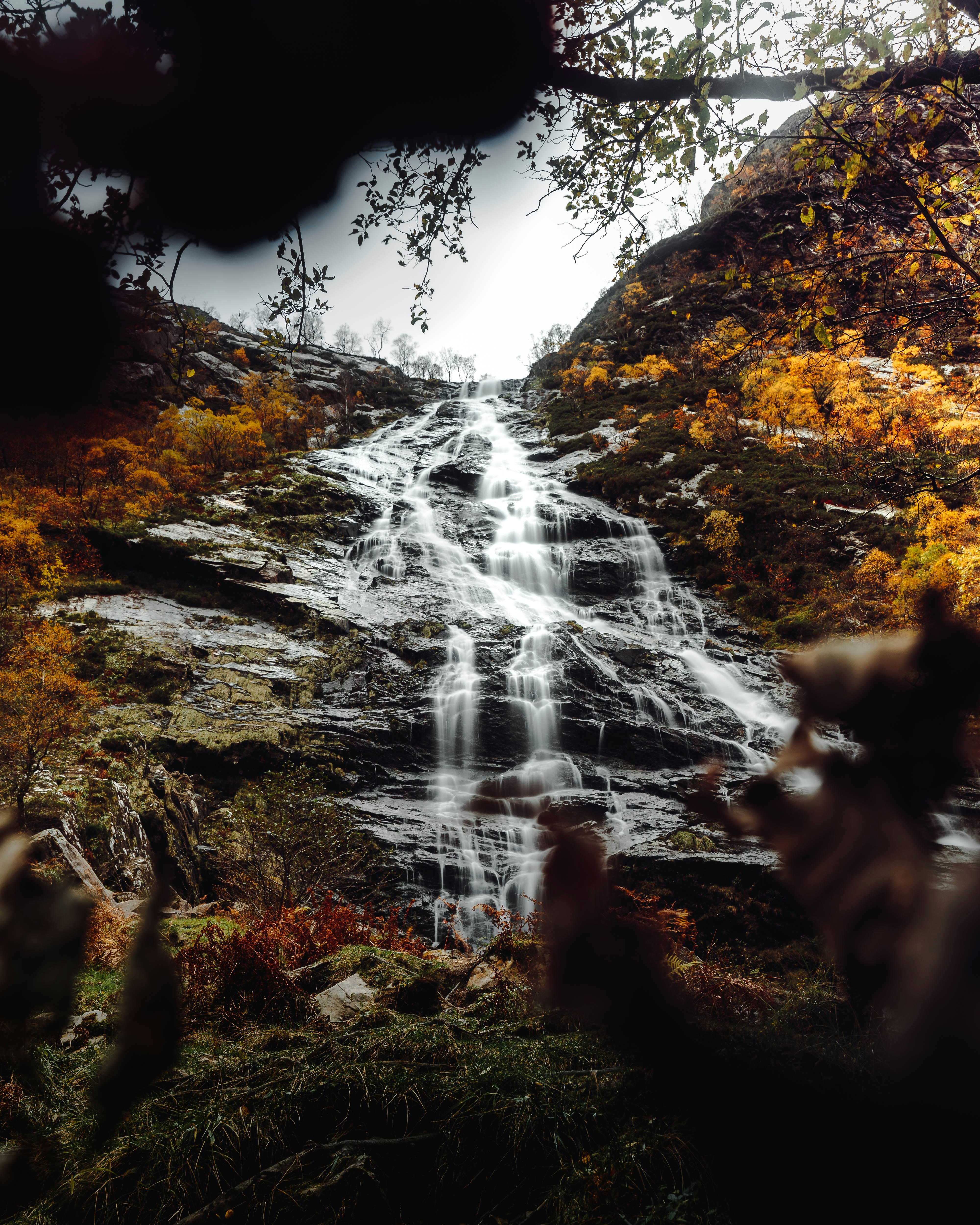 Scotland's second highest waterfall, hidden away in the valley's of Glen Nevis.