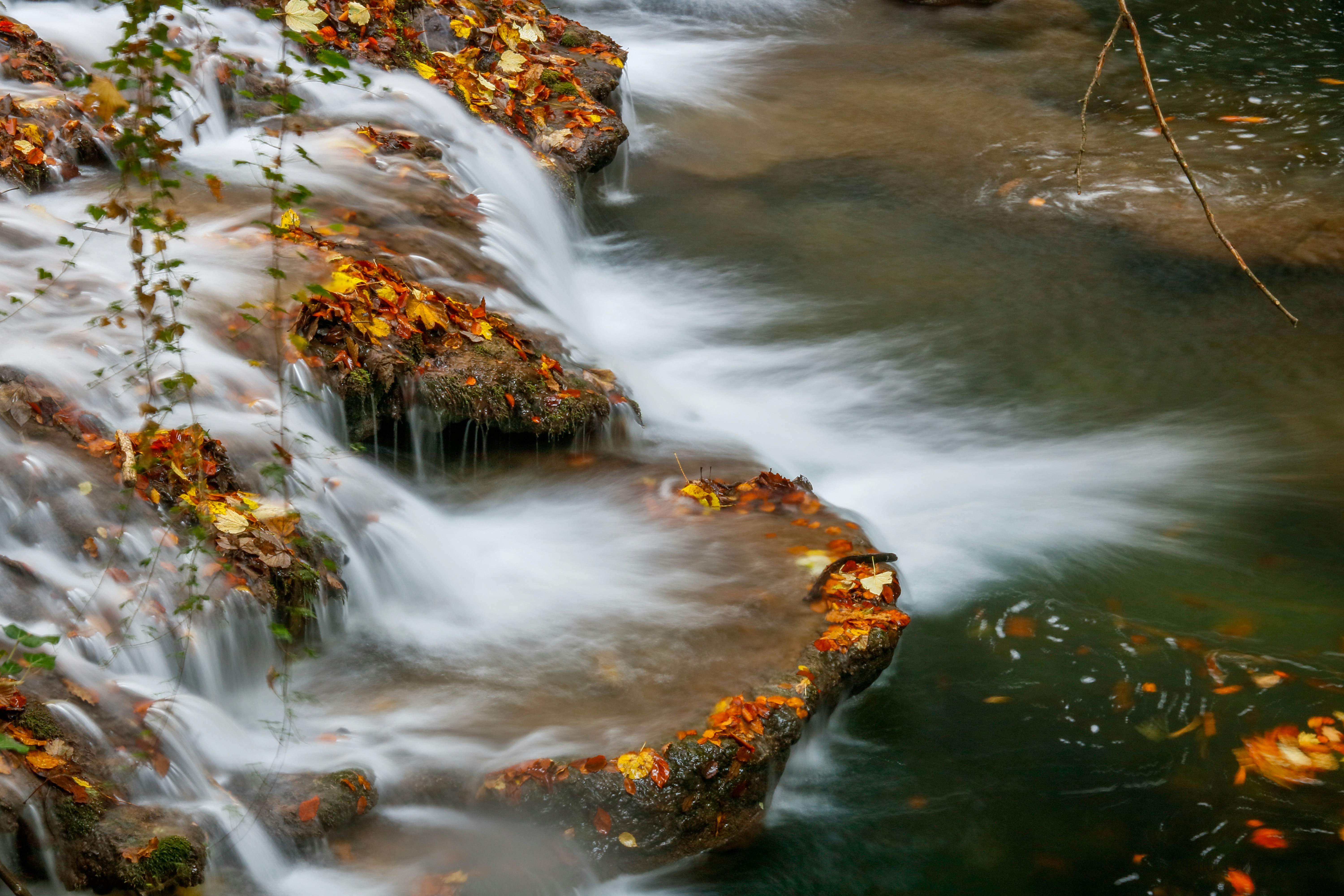Time lapse photography of flowing multi-tier waterfall photo – Free ...