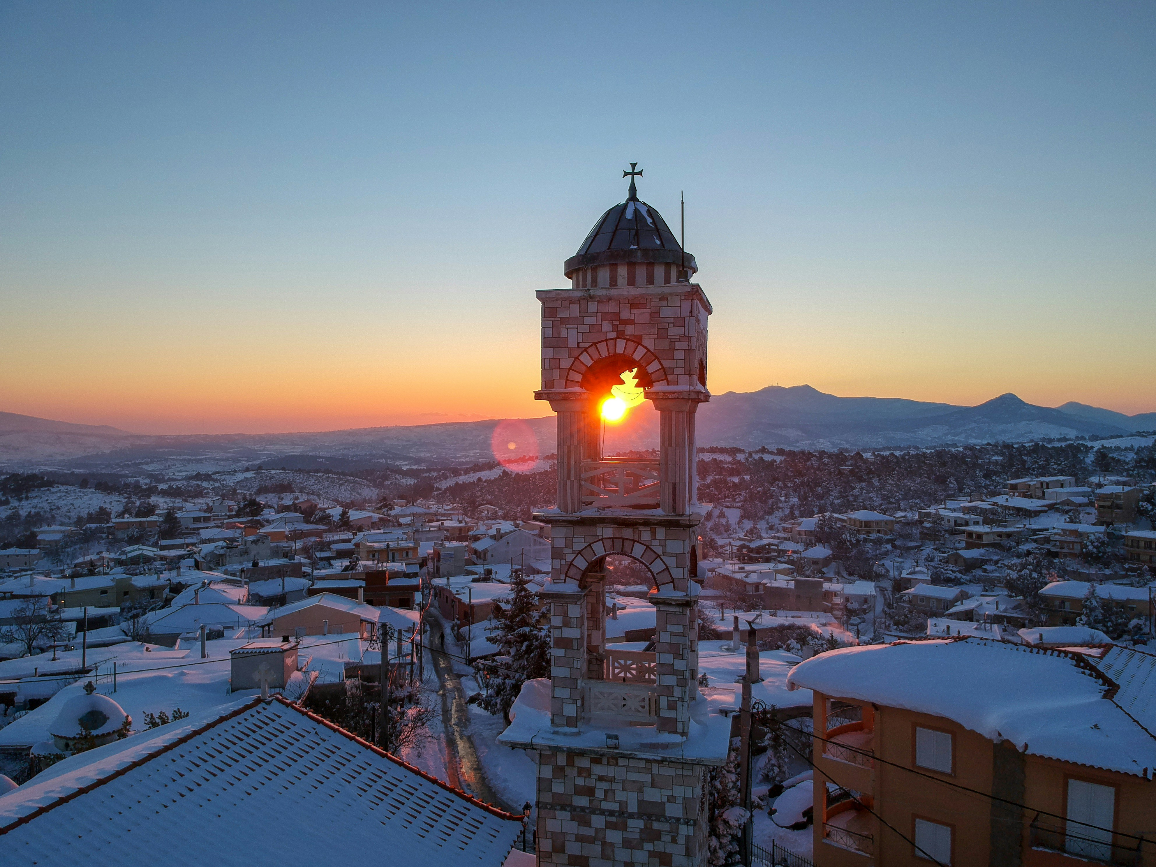 Photo aérienne des bâtiments de la ville photo – Photo Ελλάδα Gratuite ...